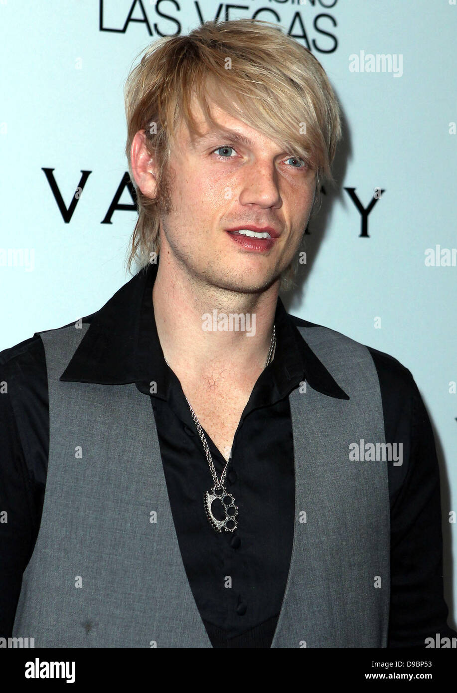Nick Carter celebrates his birthday at Vanity nightclub inside The Hard ...