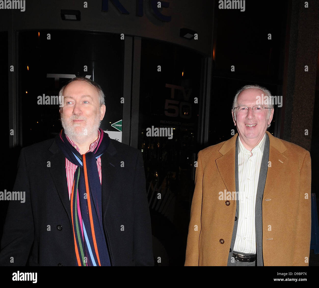 Mick Foster and Tony Allen Celebrities outside the RTE studios for 'The ...