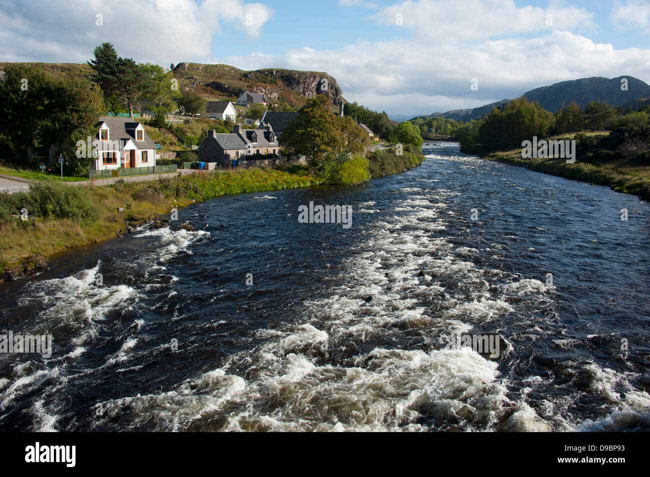 River Ewe, Poolewe, Wester Ross, Highland, Scotland, Great Britain ...
