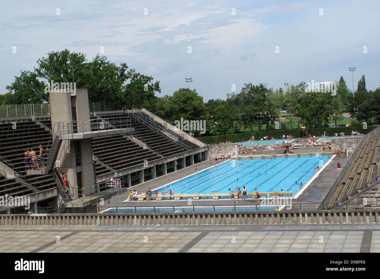 Olympic swimming pool berlin hi-res stock photography and images - Alamy