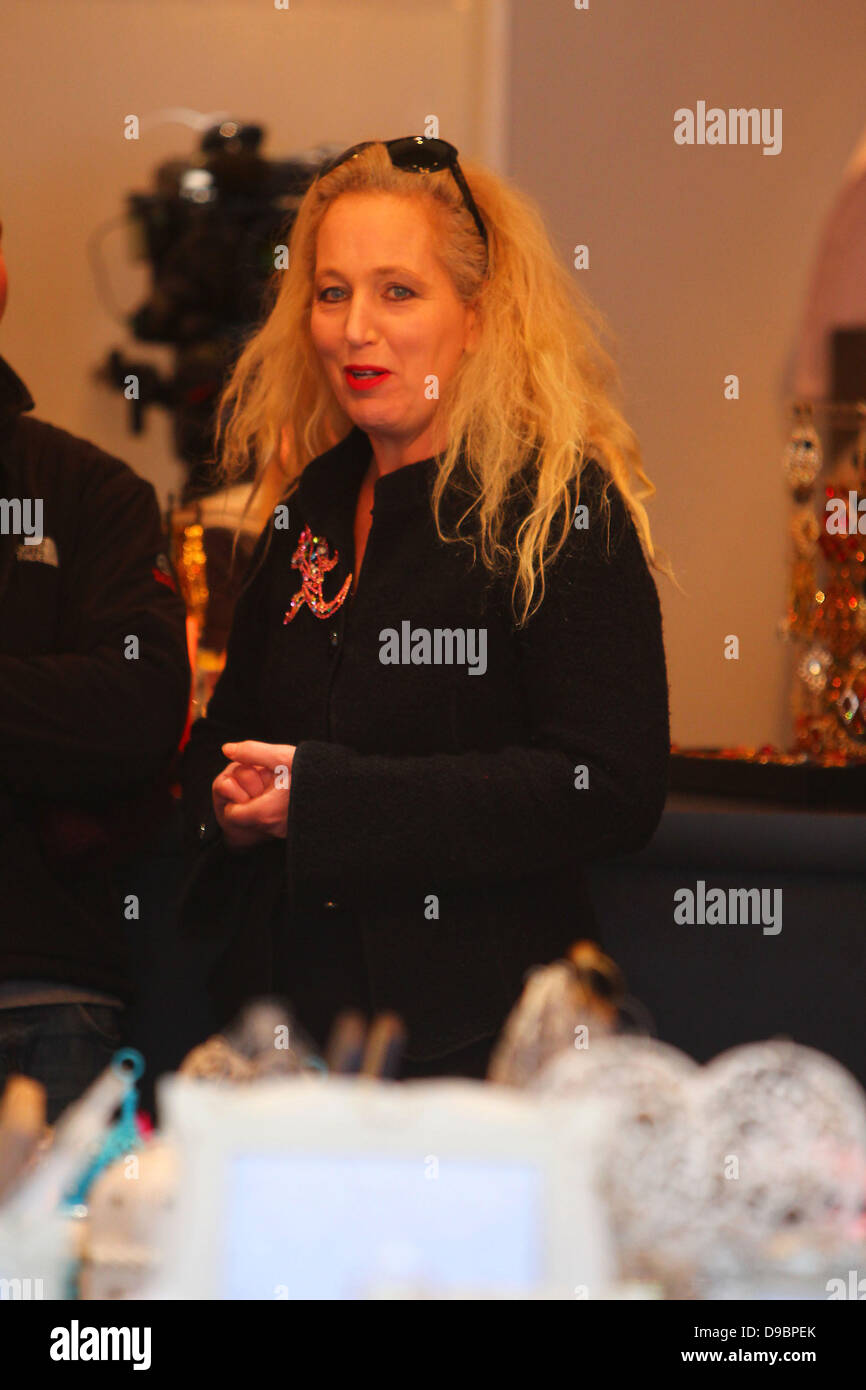 Debbie Bright The cast of 'The Only Way is Essex' filming in Loughton ...