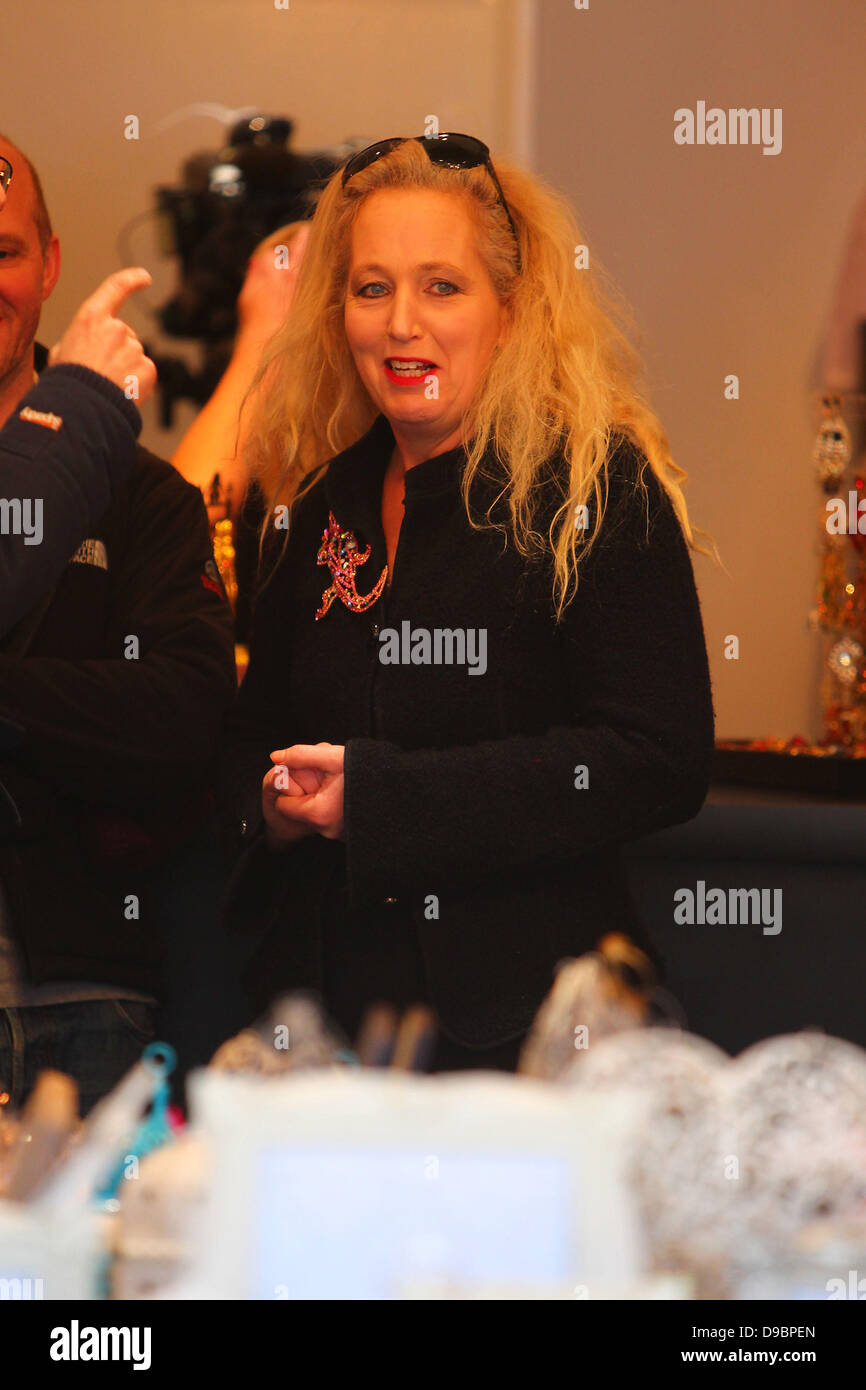 Debbie Bright The cast of 'The Only Way is Essex' filming in Loughton ...