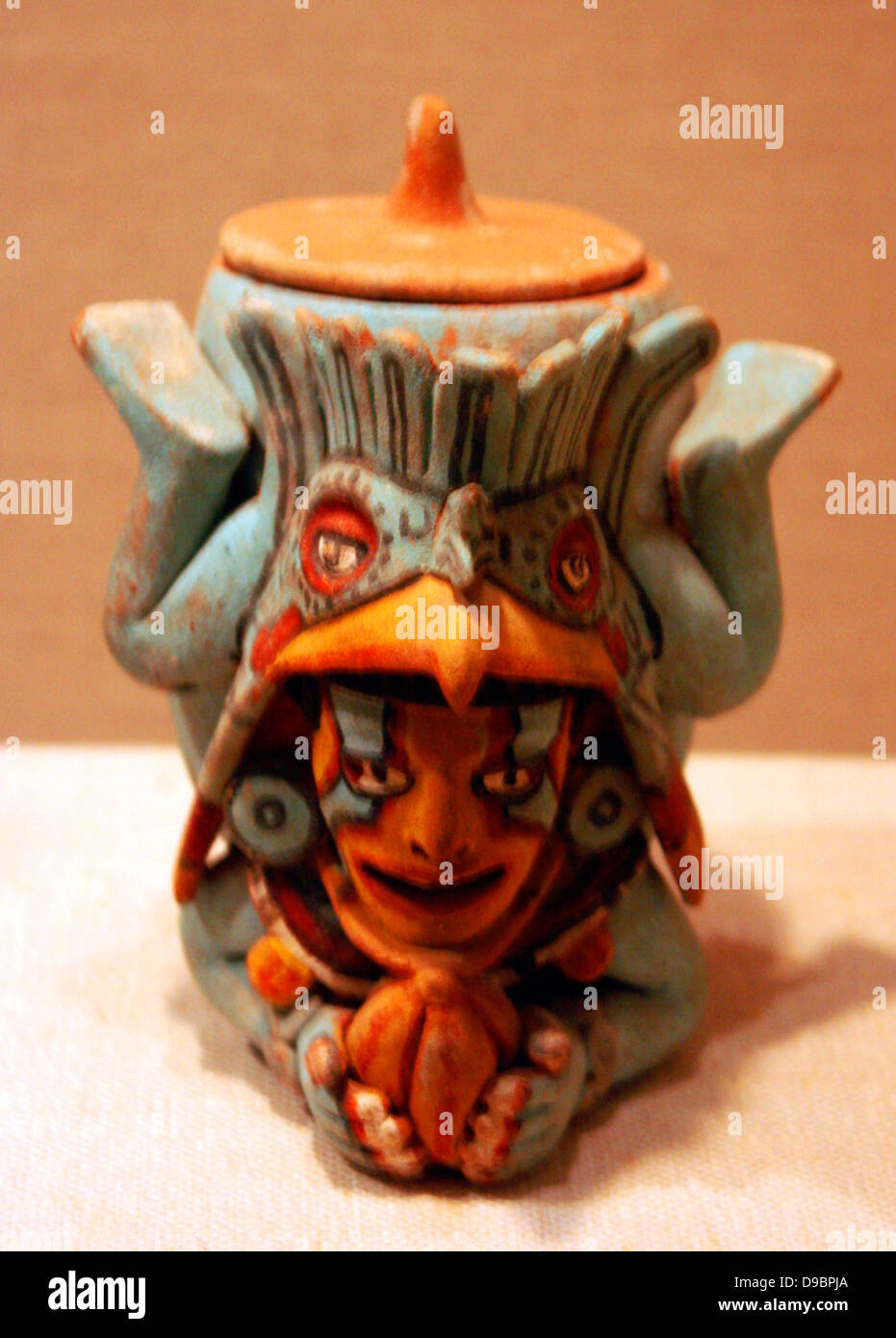 Diving figure mexico maya 13th 15th century ceramic hi-res stock ...