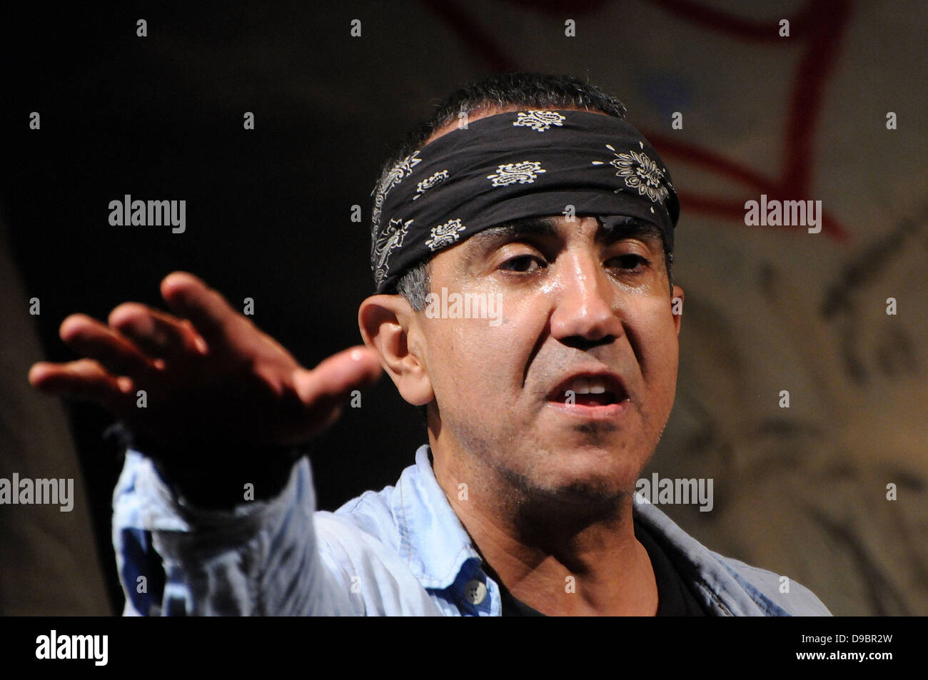 Rene Rivera Opening night of 'The King of the Desert' at Casa 0101 ...