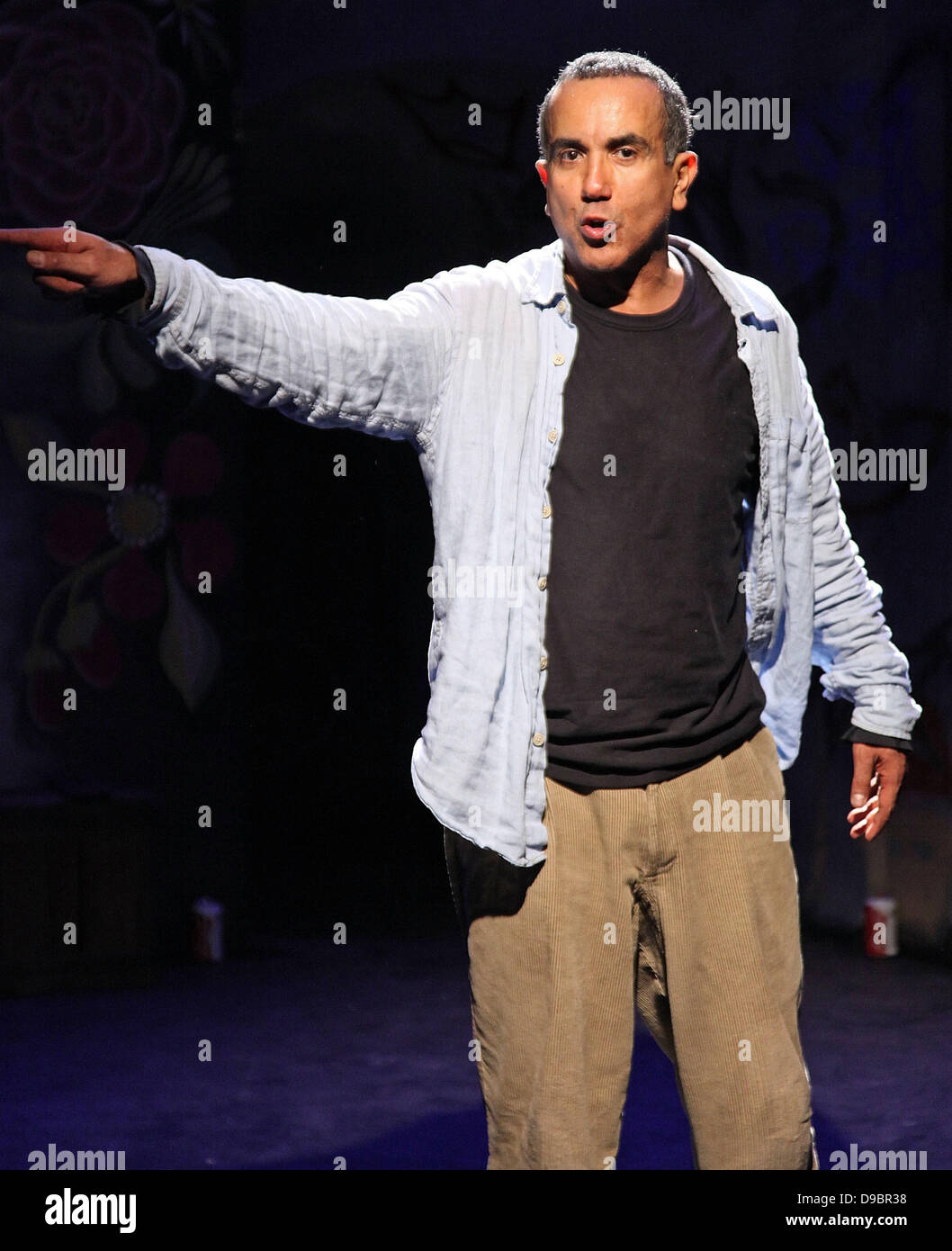 Rene Rivera Opening night of 'The King of the Desert' at Casa 0101 ...