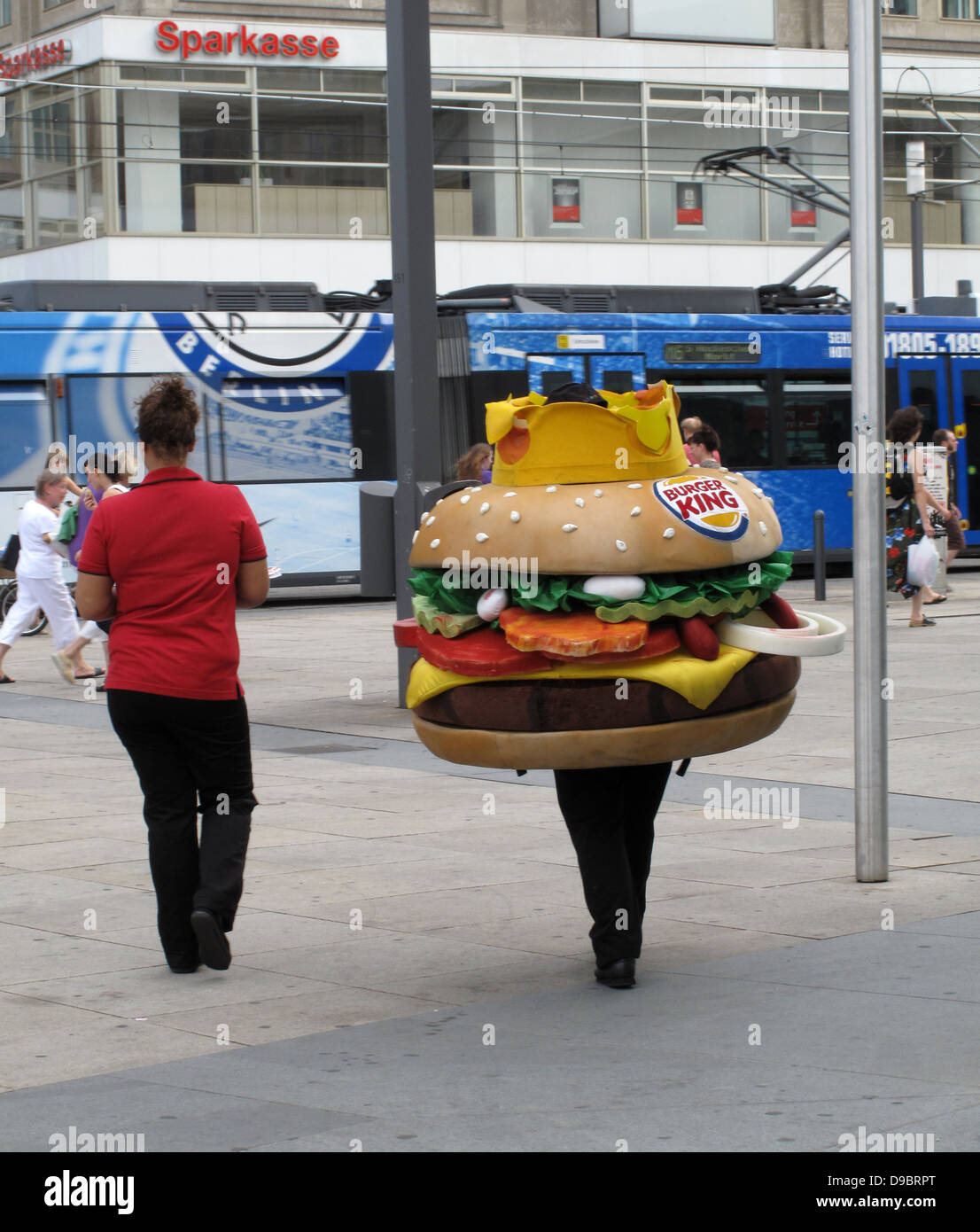 Burger King Costume MASKOT | HAMBURGER BURGER KING