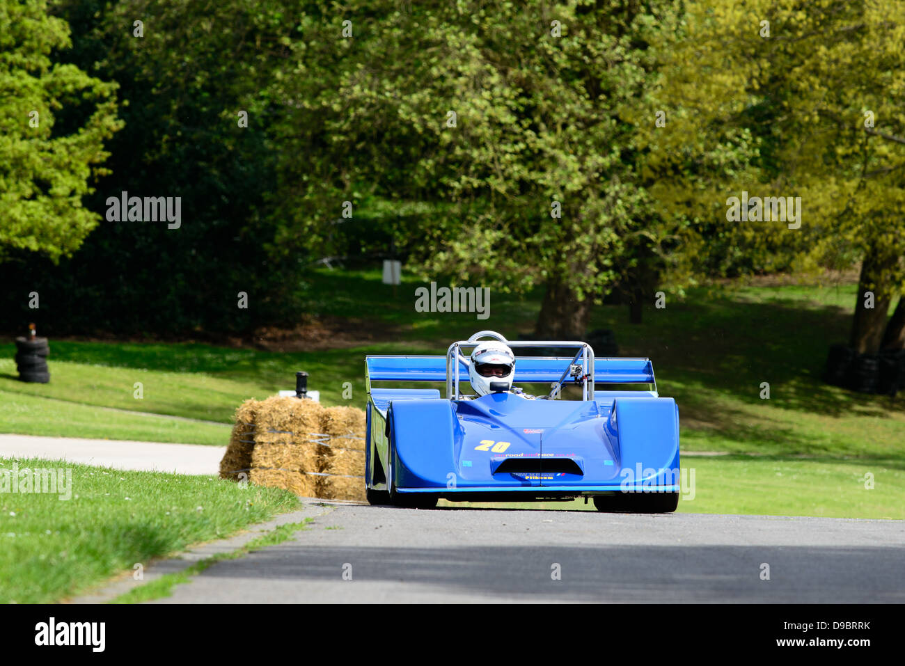 A car racing around Crystal Palace Park in London for the Motorsport at ...