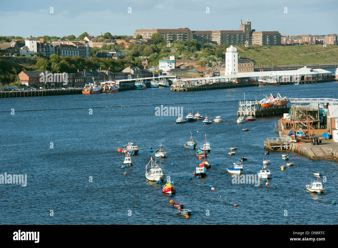 River Tyne, North Shields, Newcastle, England, Great Britain, Europe ...