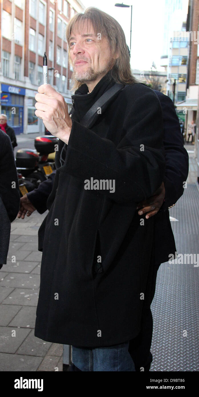 Steven Whitmire outside the BBC Radio 1 studios London, England - 27.01 ...