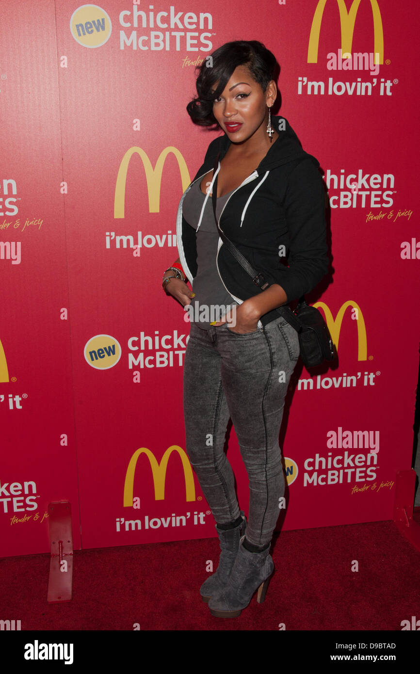 Meagan Good McDonald's launches Chicken McBites - Arrivals Los Angeles ...