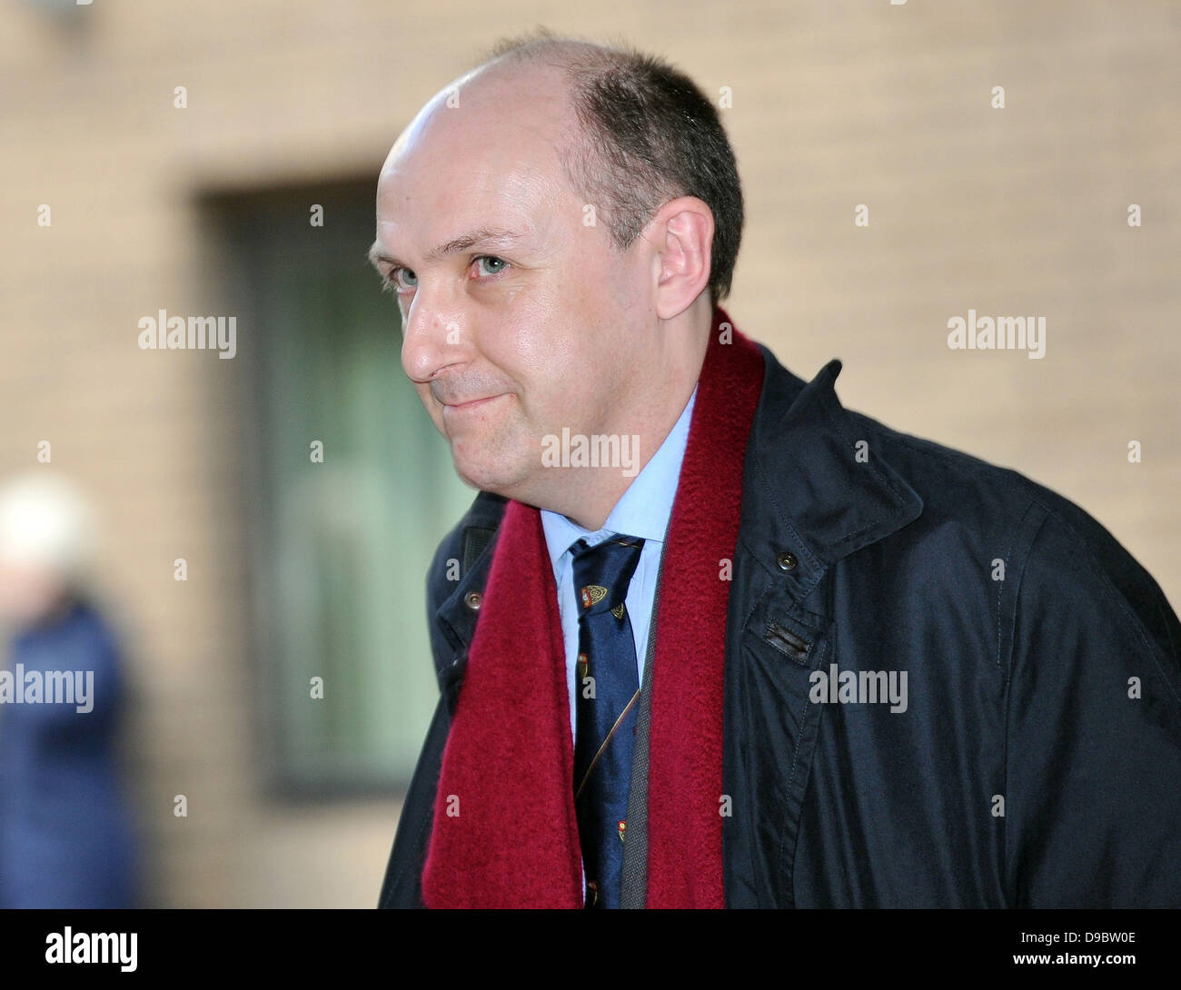 Alan Hill leaves Southwark Crown Court after appearing as a witness ...