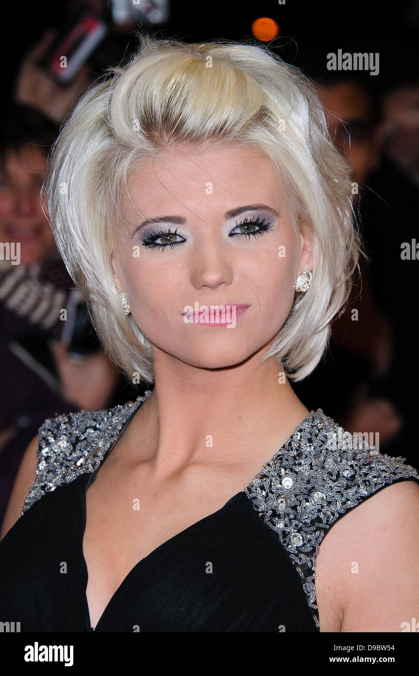 Danielle Harold National Television Awards 2012 held at the O2 Arena ...