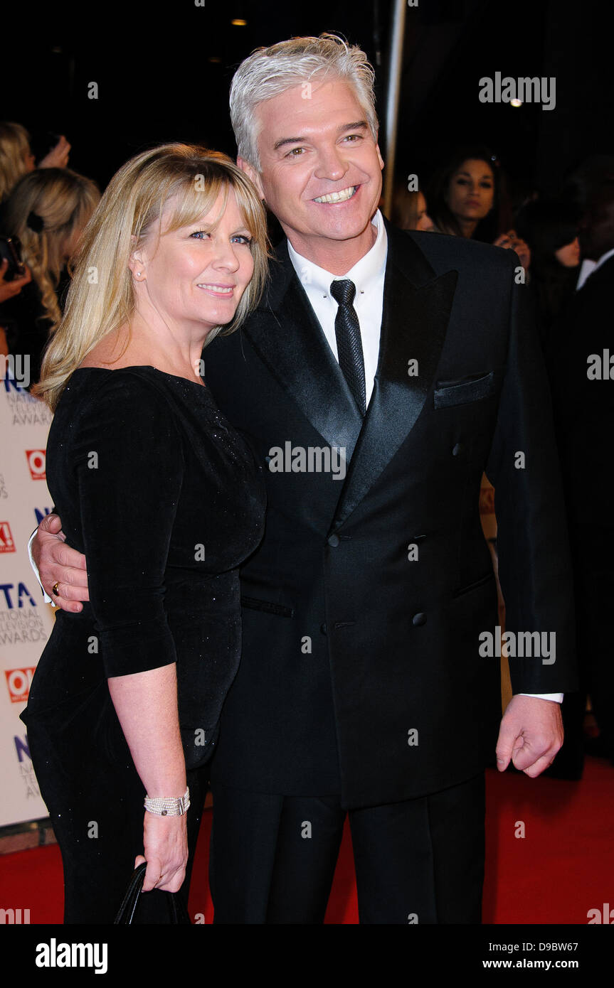 Phillip Schofield and wife, Stephanie National Television Awards 2012 ...