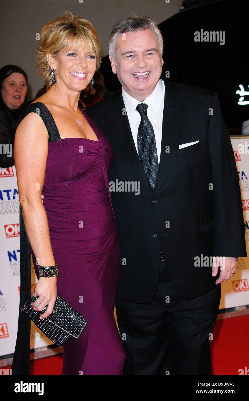 Ruth Langsford and Eamonn Holmes National Television Awards 2012 held ...