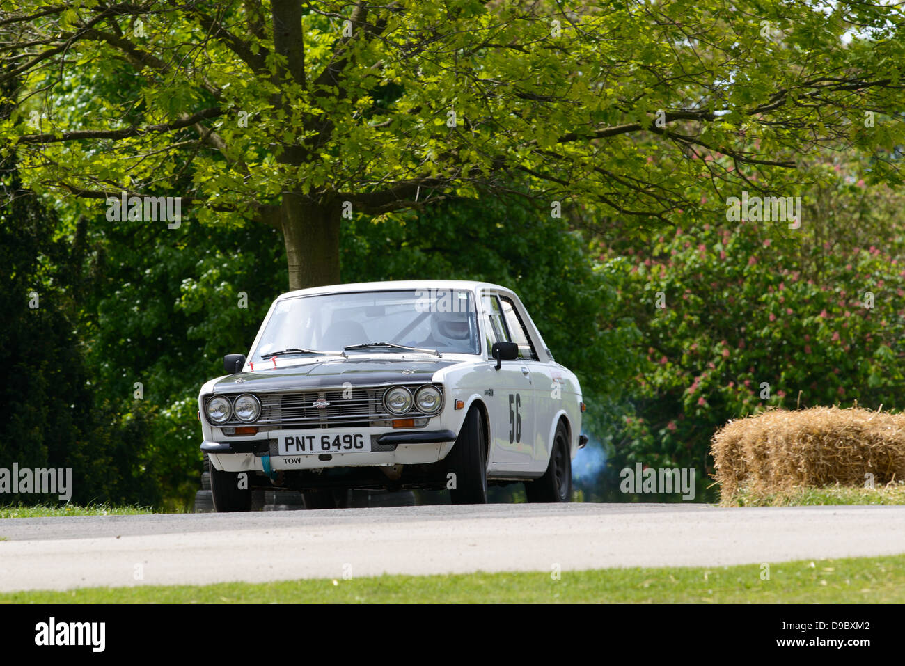 A car racing around Crystal Palace Park in London for the Motorsport at ...