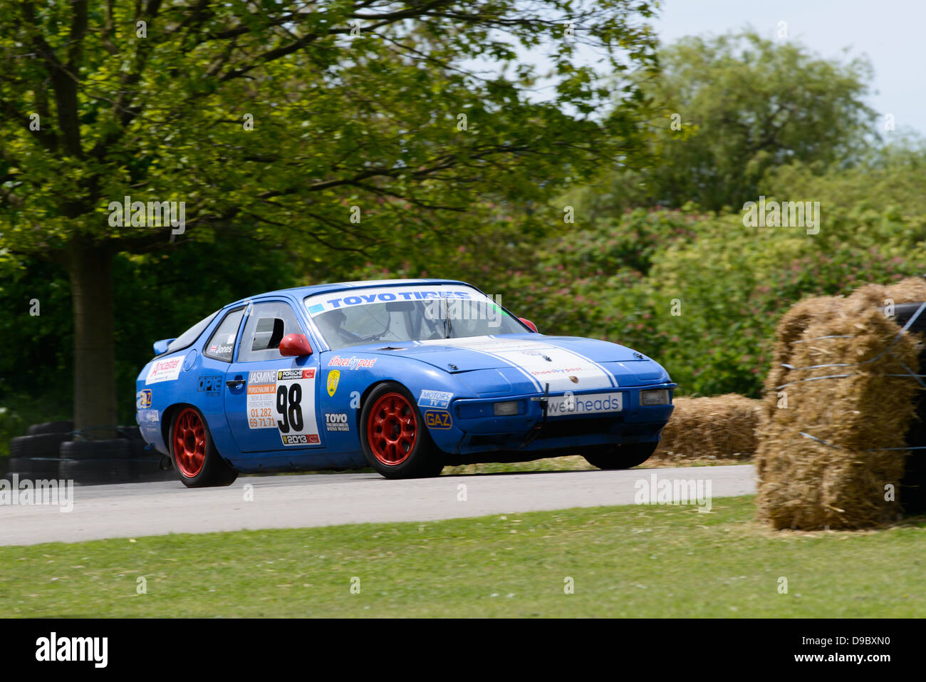 A car racing around Crystal Palace Park in London for the Motorsport at ...