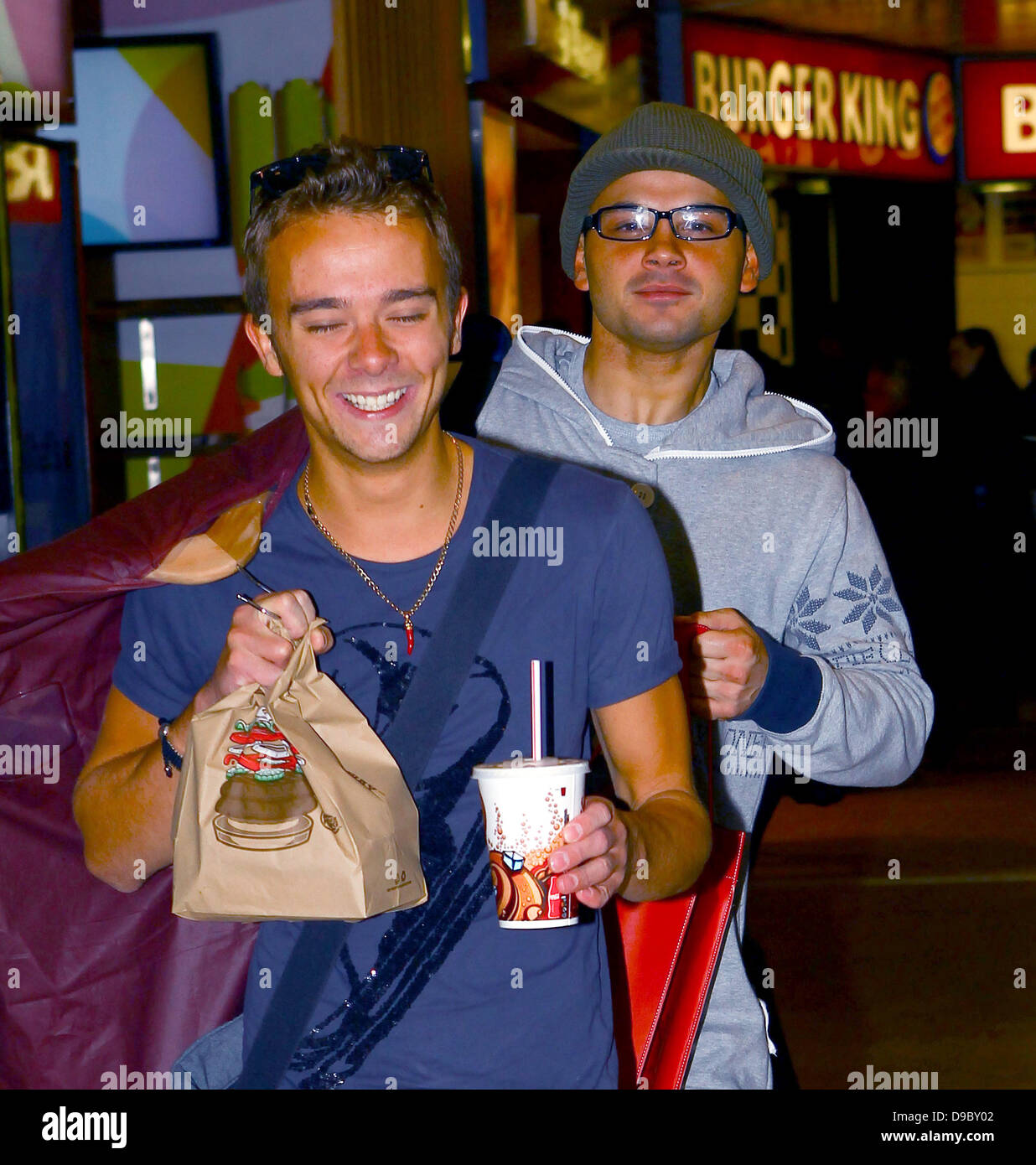 Jack P. Shepherd and Ryan Thomas The cast of Coronation Street arrive ...