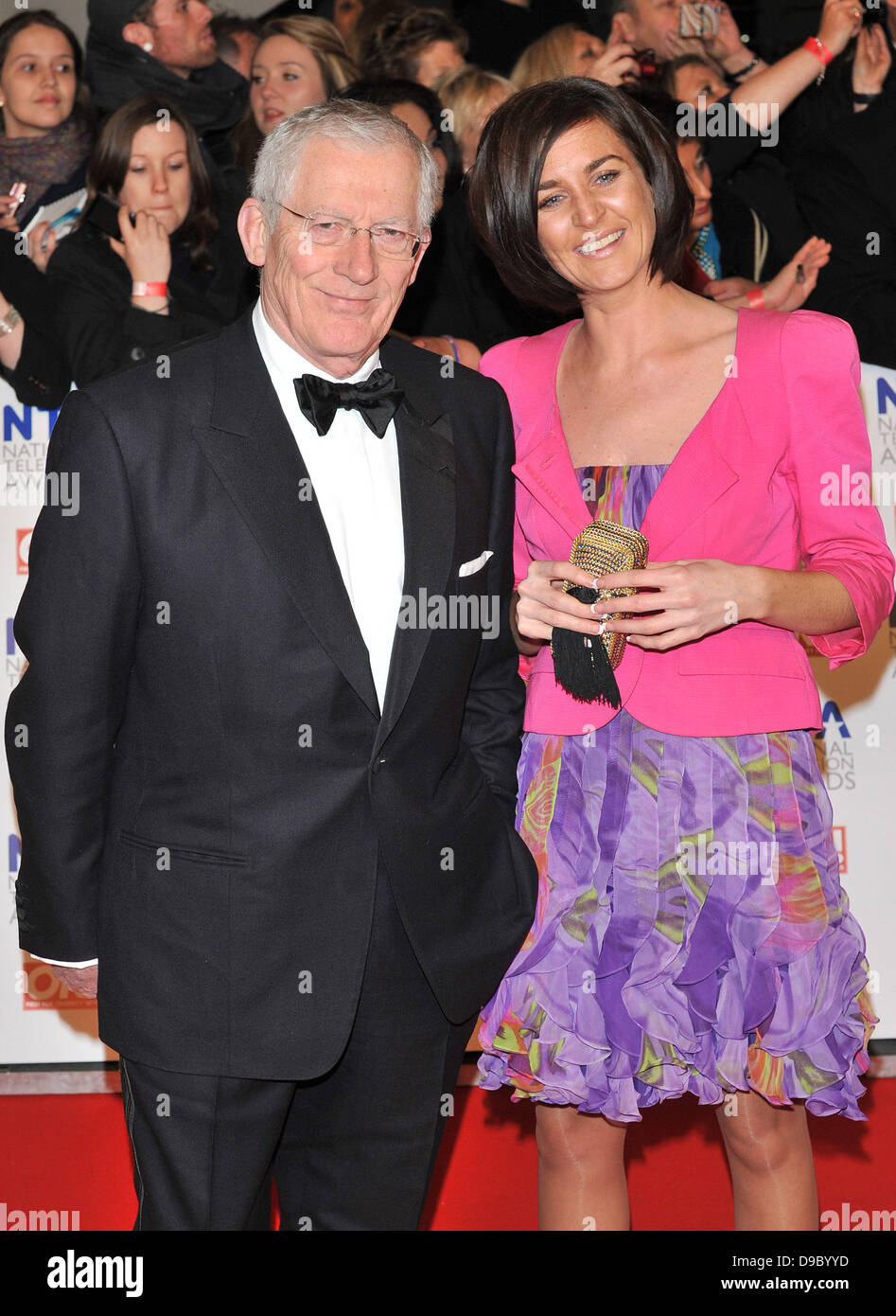 Nick Hewer and guest National Television Awards held at the O2 Arena ...