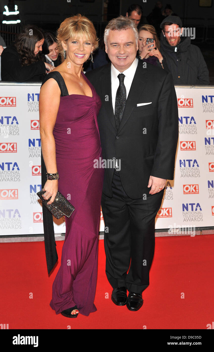 Ruth Langsford and Eamonn Holmes National Television Awards held at the ...
