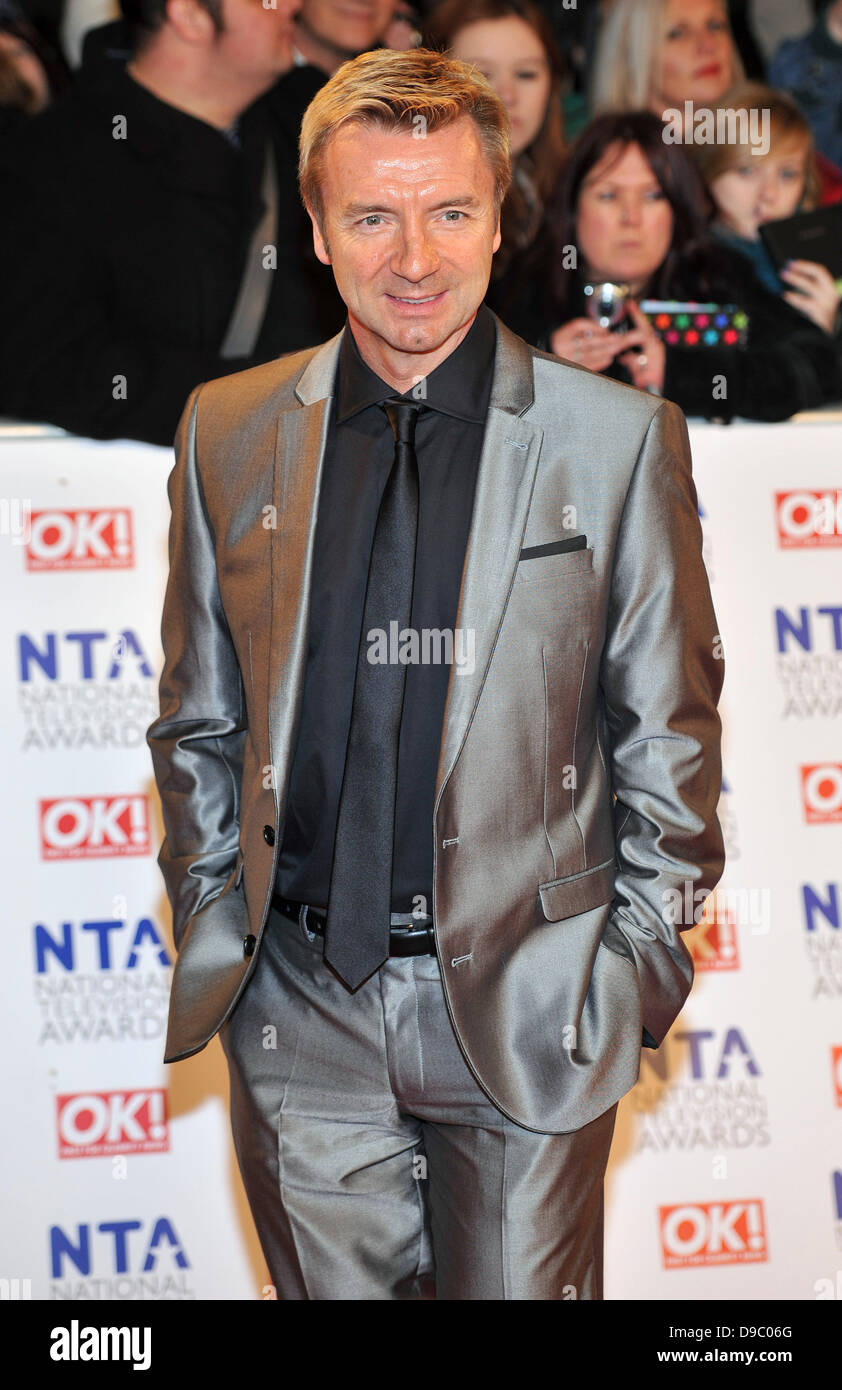 Christopher Dean National Television Awards held at the O2 Arena ...