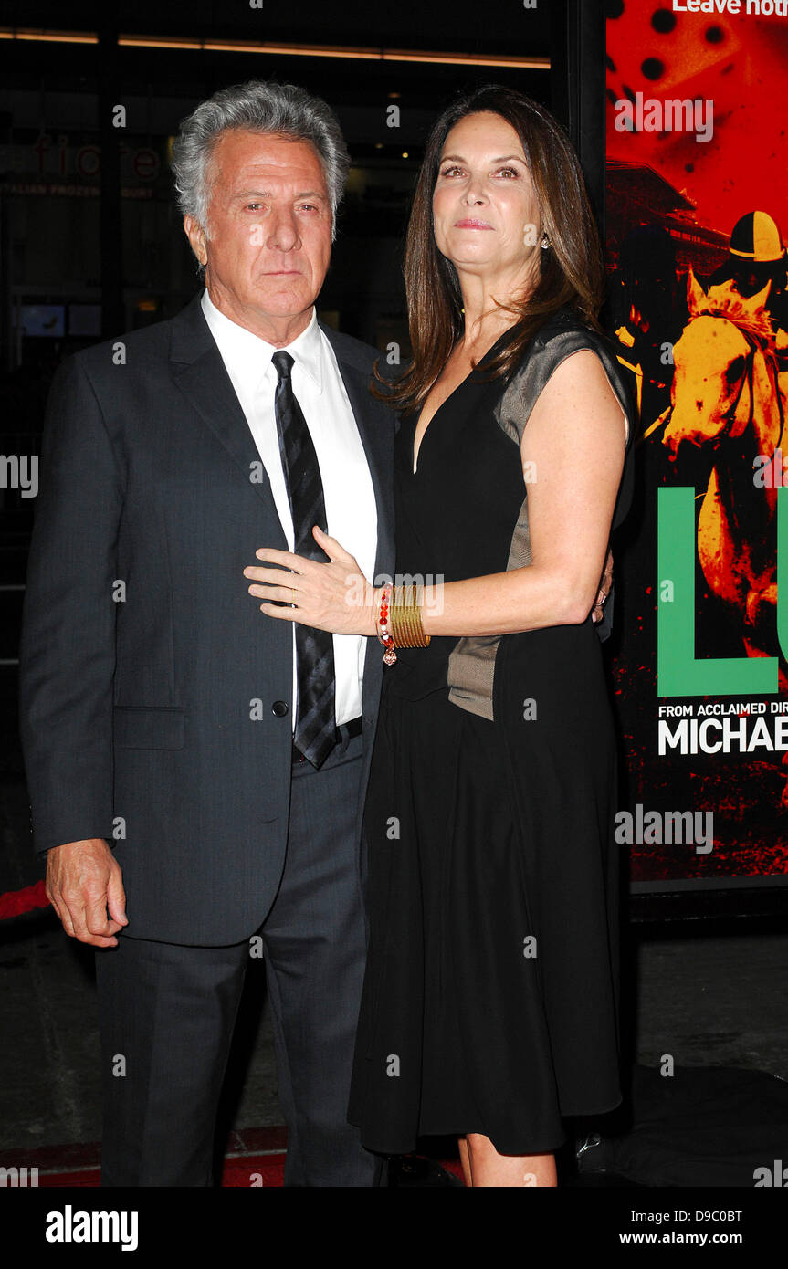 Dustin Hoffman, Lisa Gottsegen HBO's "LUCK" Los Angeles Premiere Held ...