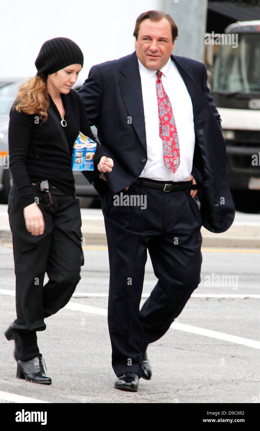 James Gandolfini on the film set of 'The Incredible Burt Wonderstone' in Los Angeles Los Angeles ...