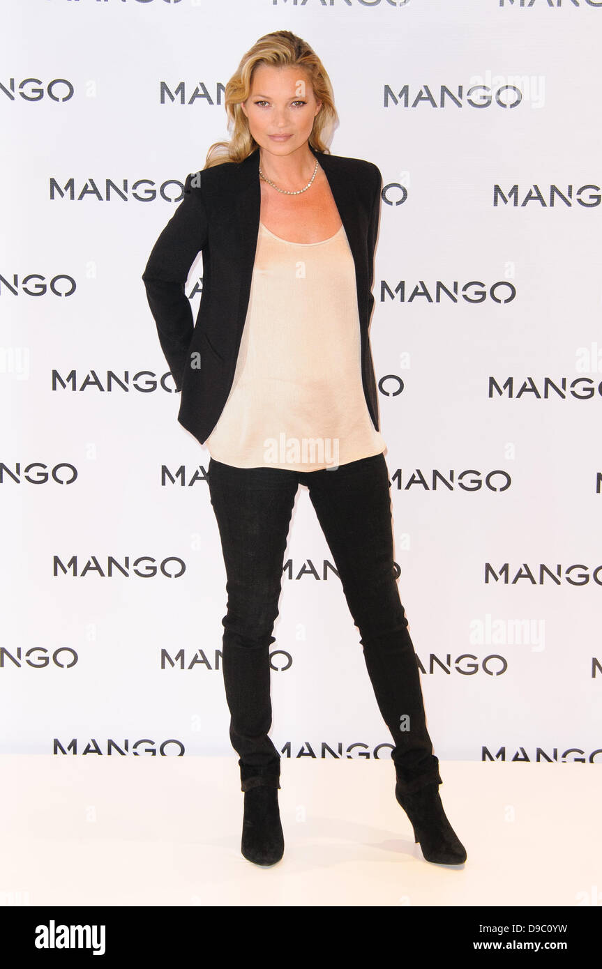 Kate Moss Kate Moss for Mango - photocall held at Mango Oxford Street ...