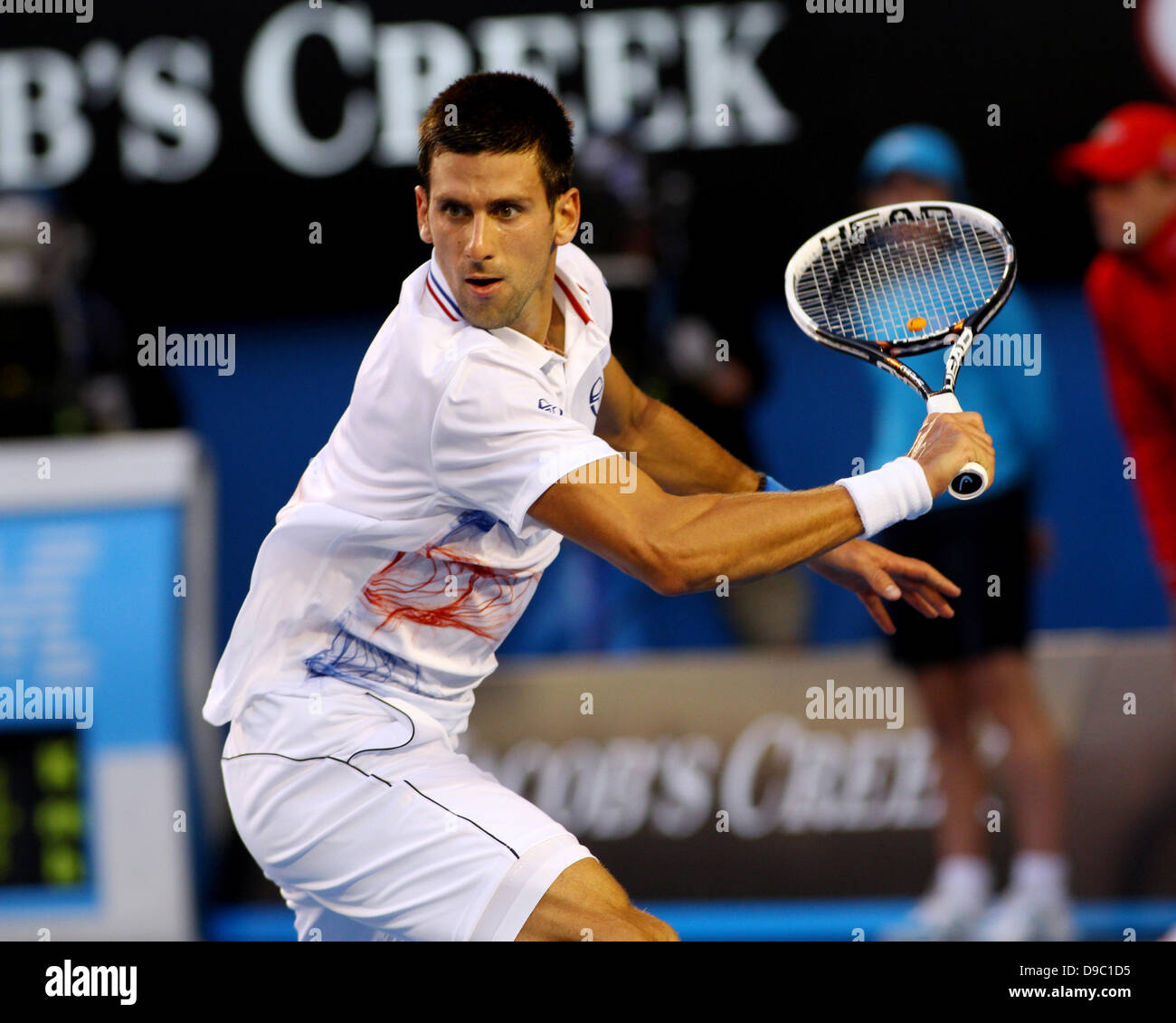 Rod laver arena melbourne djokovic hi-res stock photography and images ...