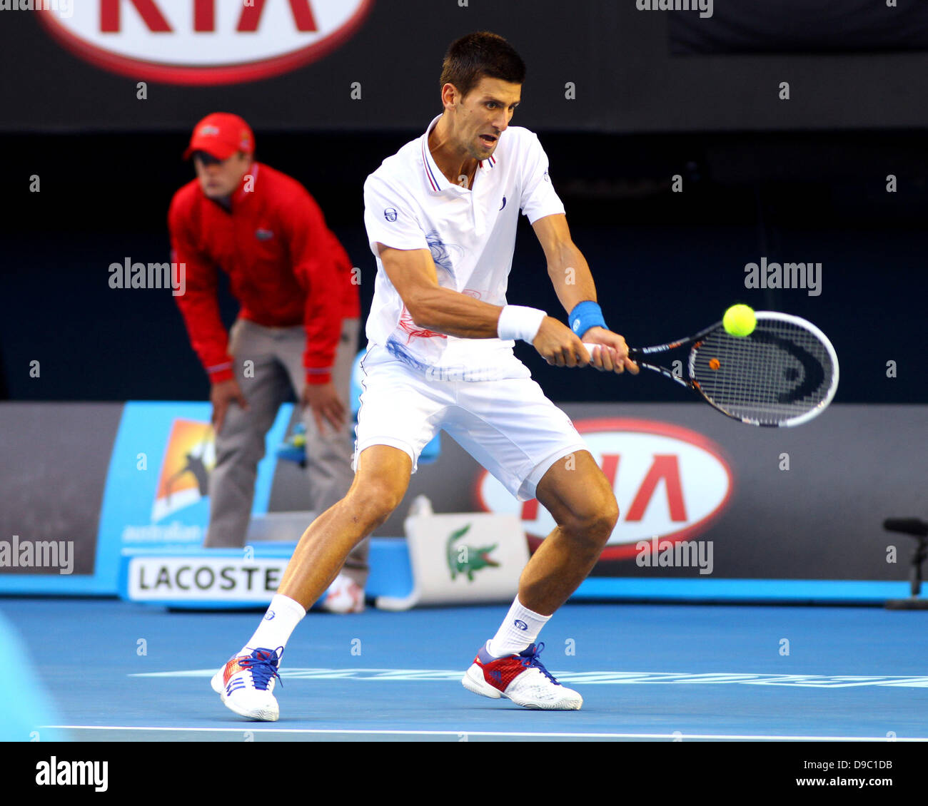 Novak Djokovic Novak DJOKOVIC (Ser) v David FERRER (Esp). Tennis ...