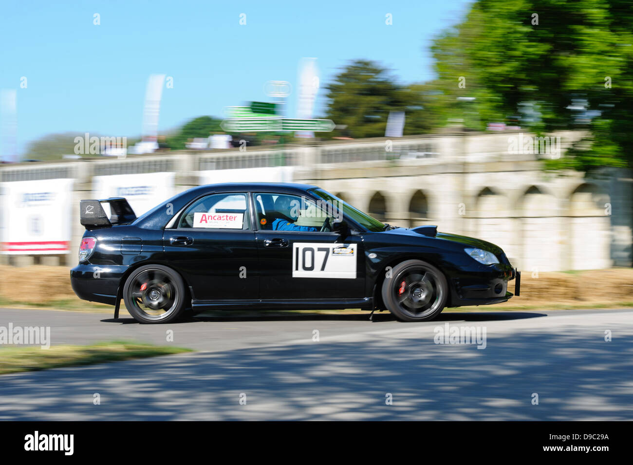 A car racing around Crystal Palace Park in London for the Motorsport at ...