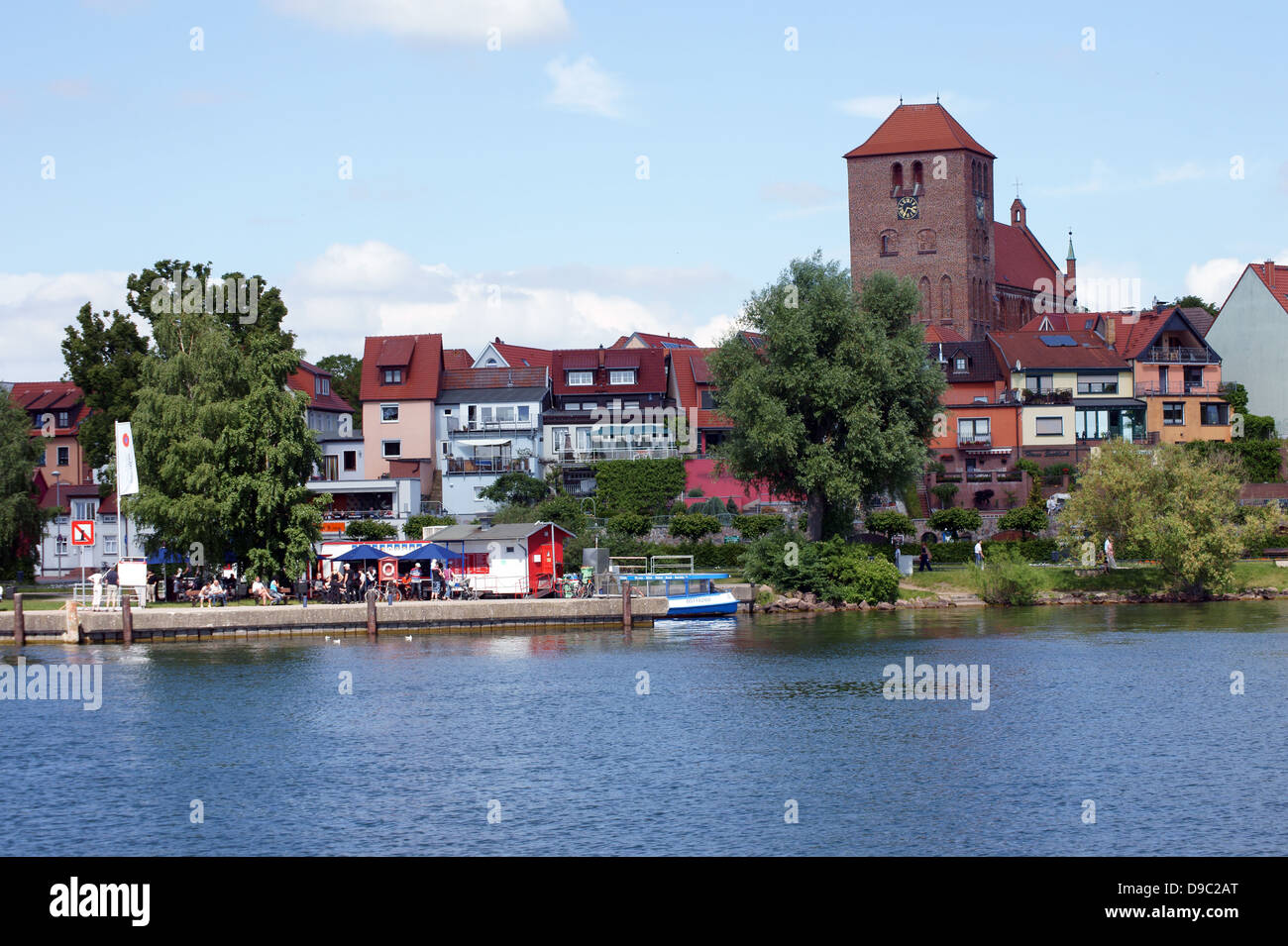 Waren at the sea Müritz Stock Photo - Alamy