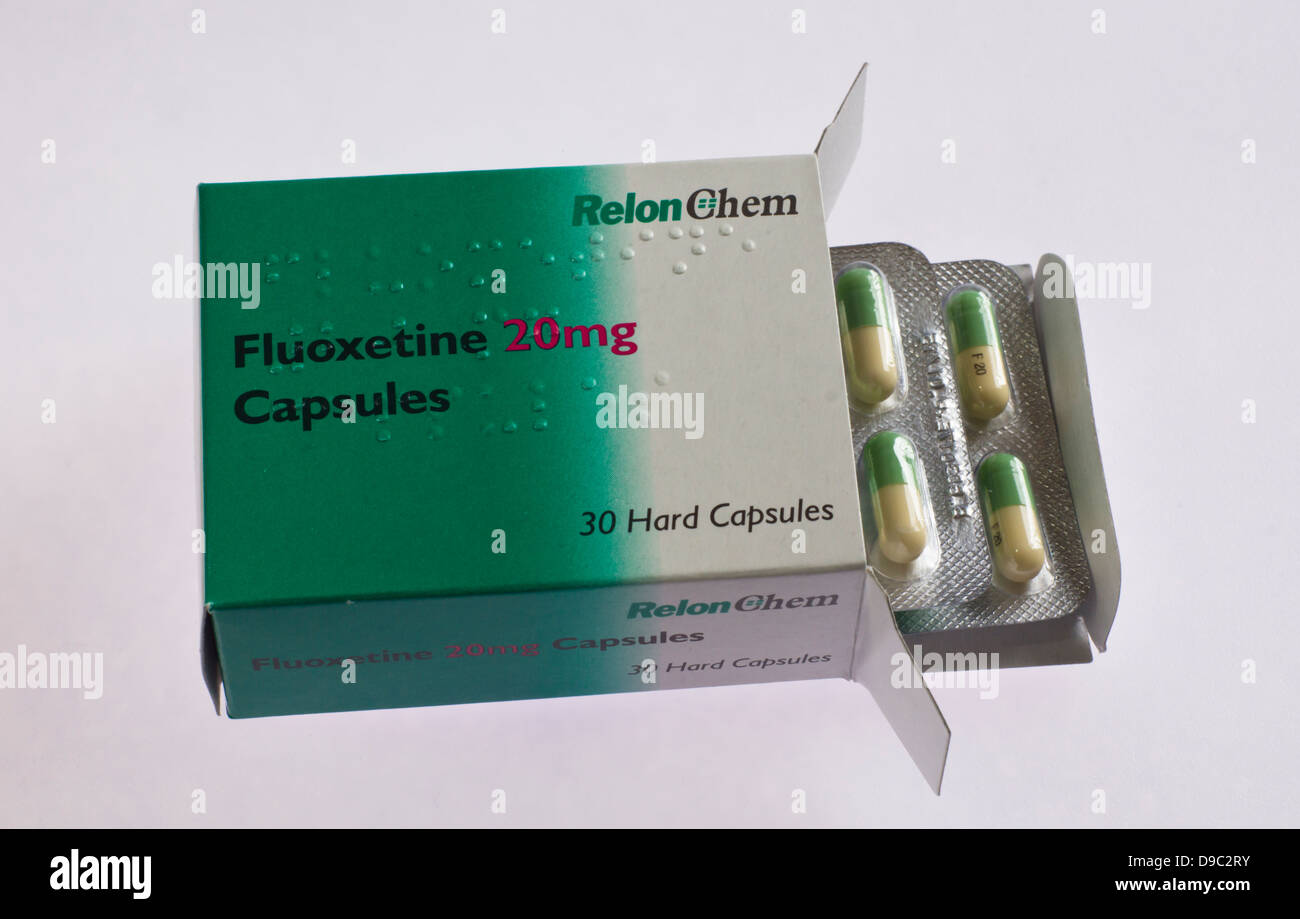 Fluoxetine also known as Prozac, a commonly prescribed treatment for ...
