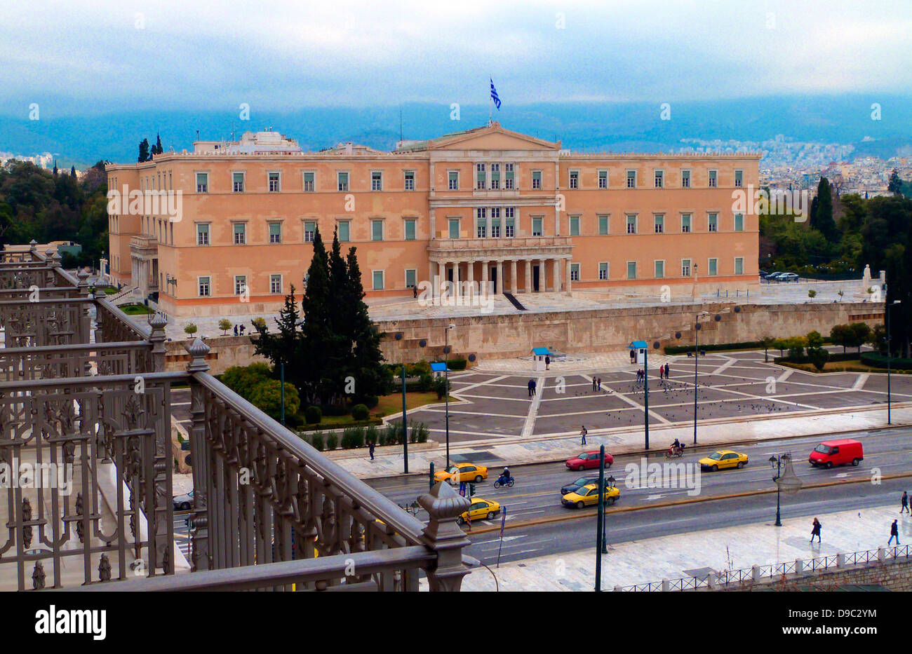 Parliament House (Old Royal Palace) the Hellenic Parliament building ...