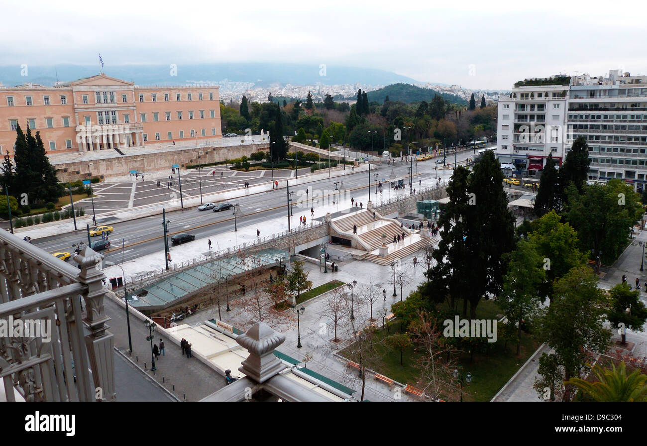 Parliament House (Old Royal Palace) the Hellenic Parliament building ...