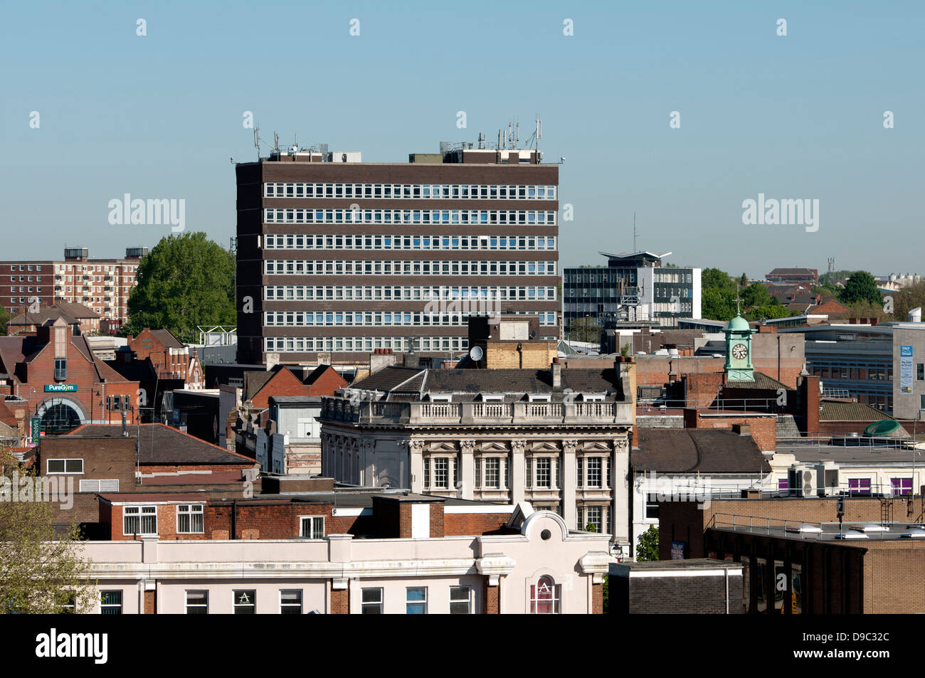 View over Walsall town centre, West Midlands, England, UK Stock Photo ... View over Walsall town centre, West Midlands, England, UK Stock Photo ...