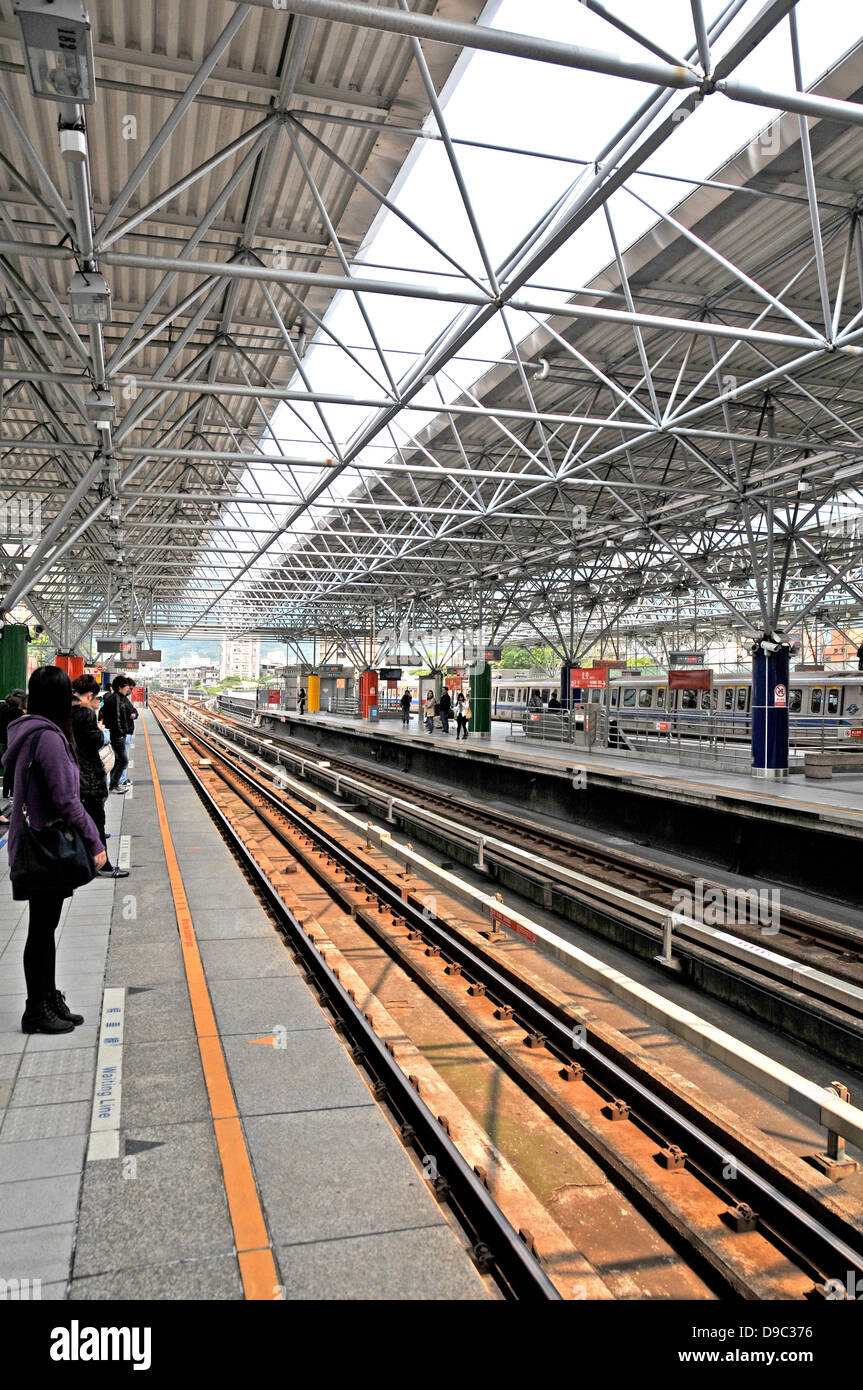 subway Beitou station Taipei Taiwan Stock Photo - Alamy