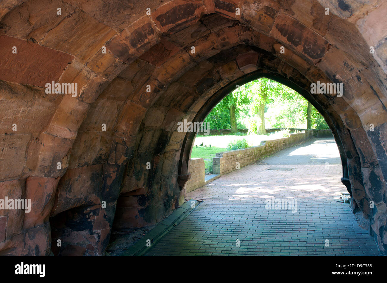 Archway at St. Matthew`s Church, Walsall, West Midlands, England, UK ...