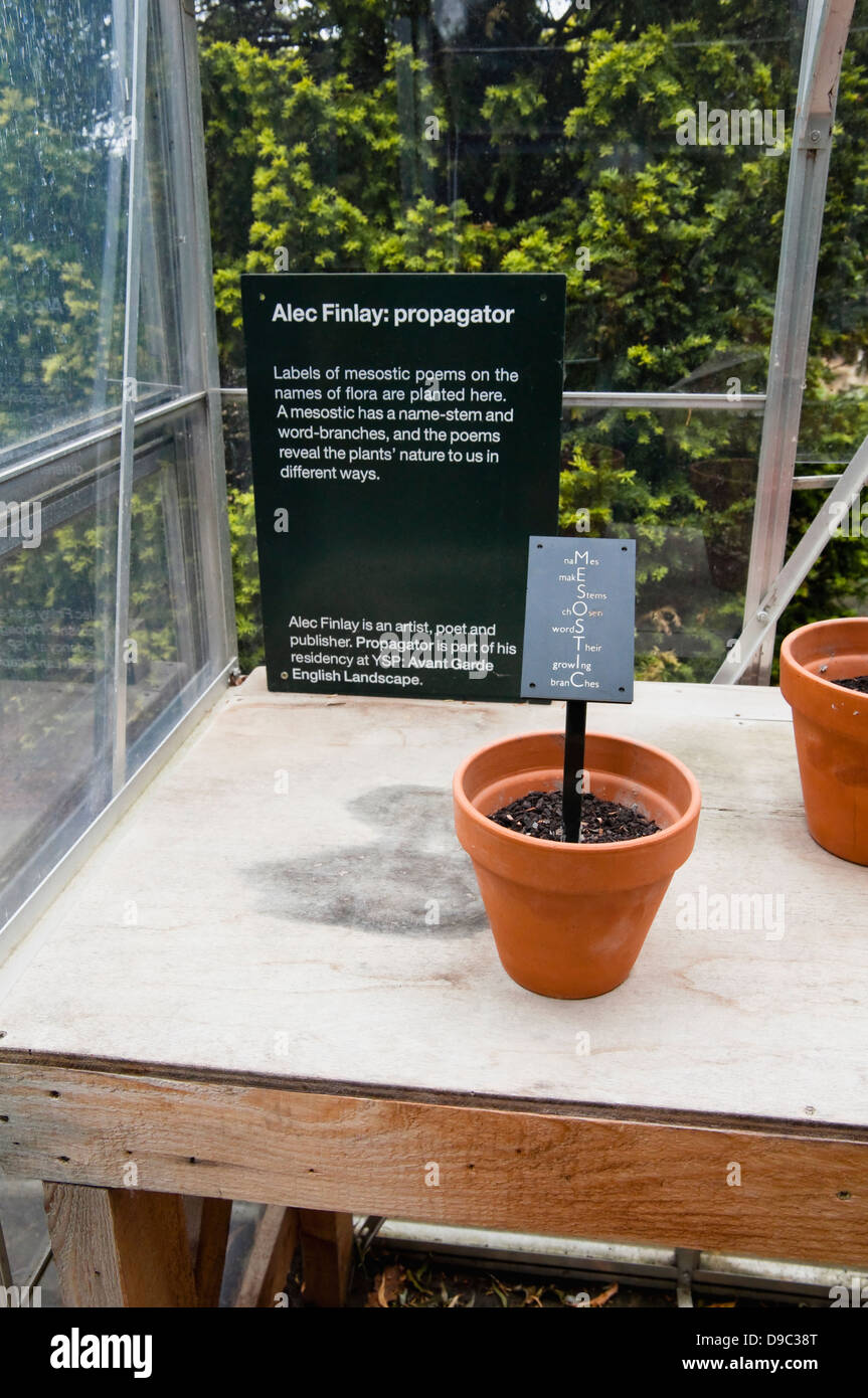 Poetry Art Installation by Alec Finlay (Propagator) at the Yorkshire ...