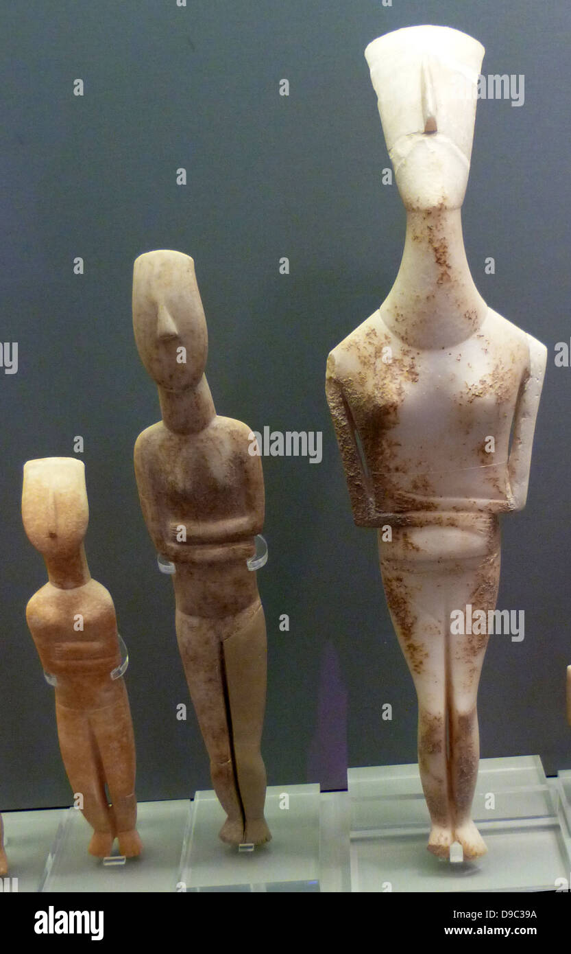 Ancient cycladic hi-res stock photography and images - Alamy