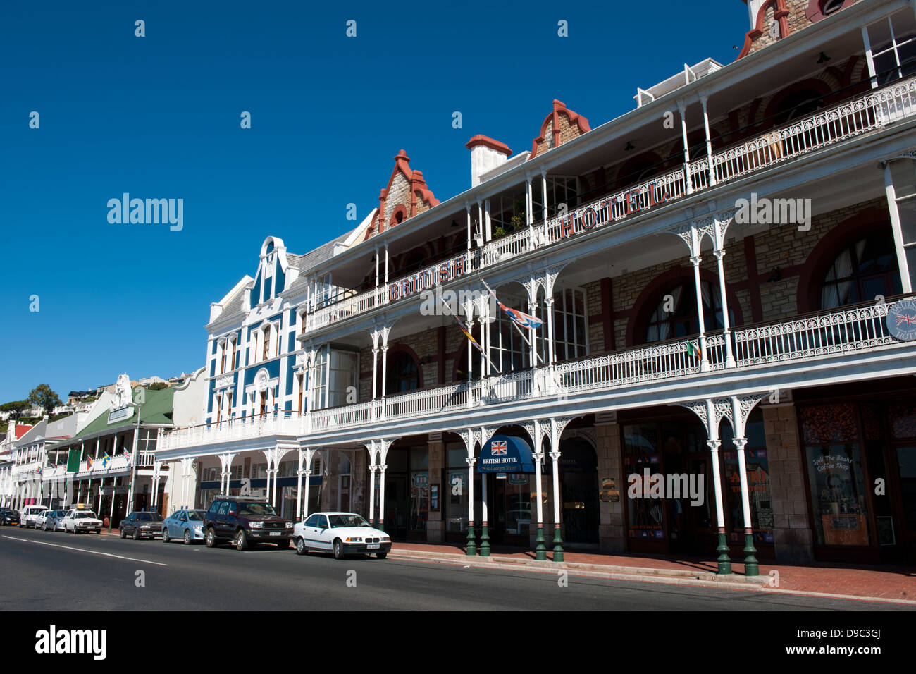 Historical buildings on St George's Street, Simon's Town, False Bay ...