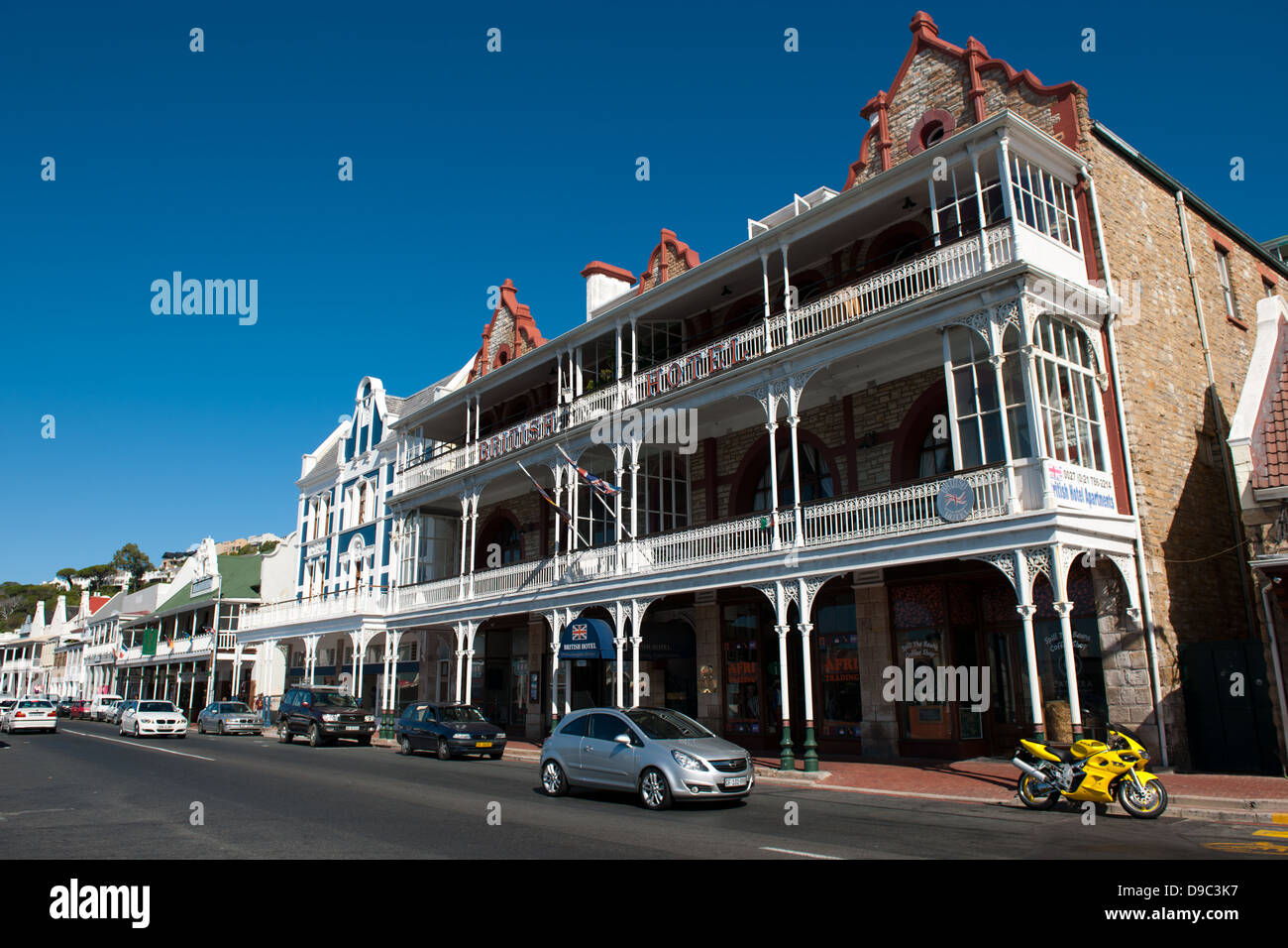 Historical buildings on St George's Street, Simon's Town, False Bay ...