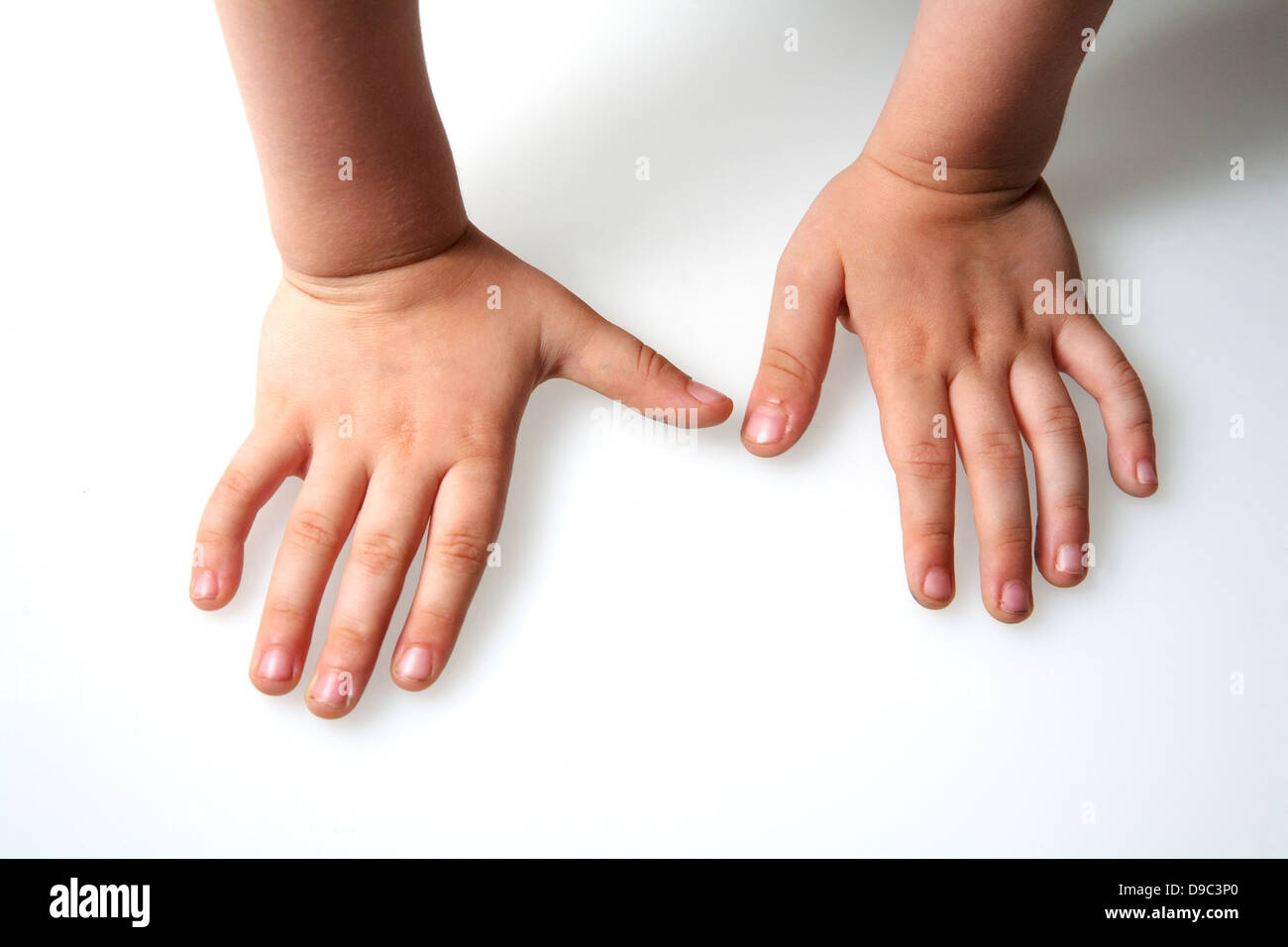 4 year old boy's hands Stock Photo - Alamy