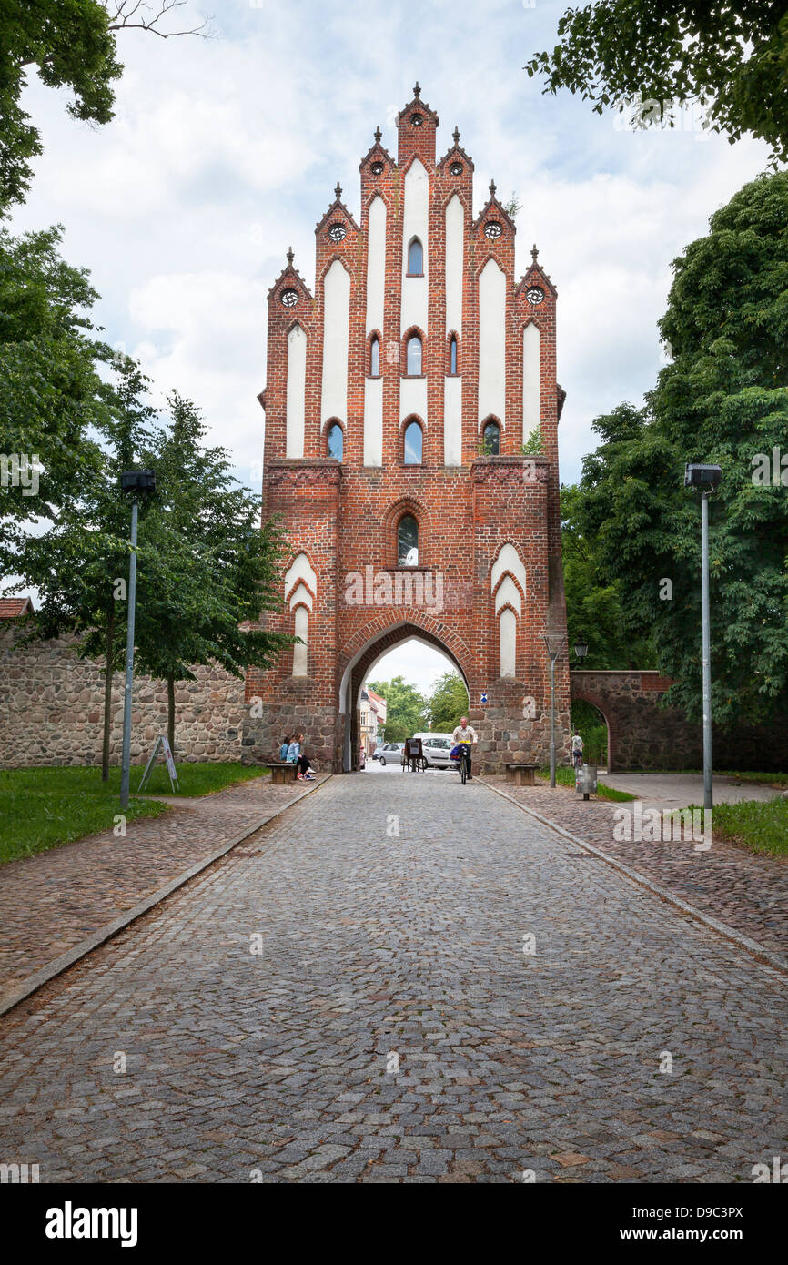 Neues Tor, Neubrandenburg, Mecklenburg Vorpommern, Germany Stock Photo ...