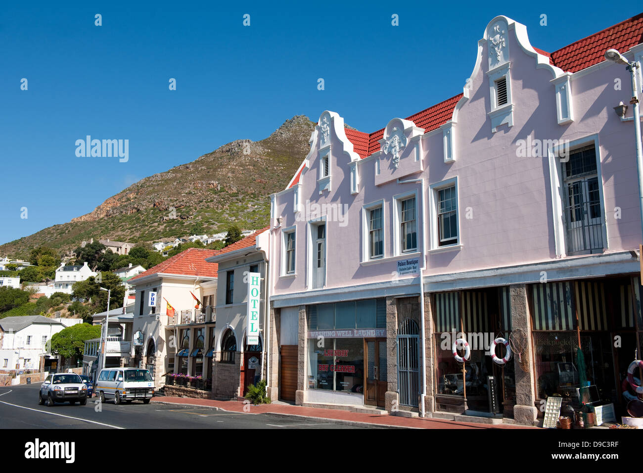 Historical buildings on St George's Street, Simon's Town, False Bay ...