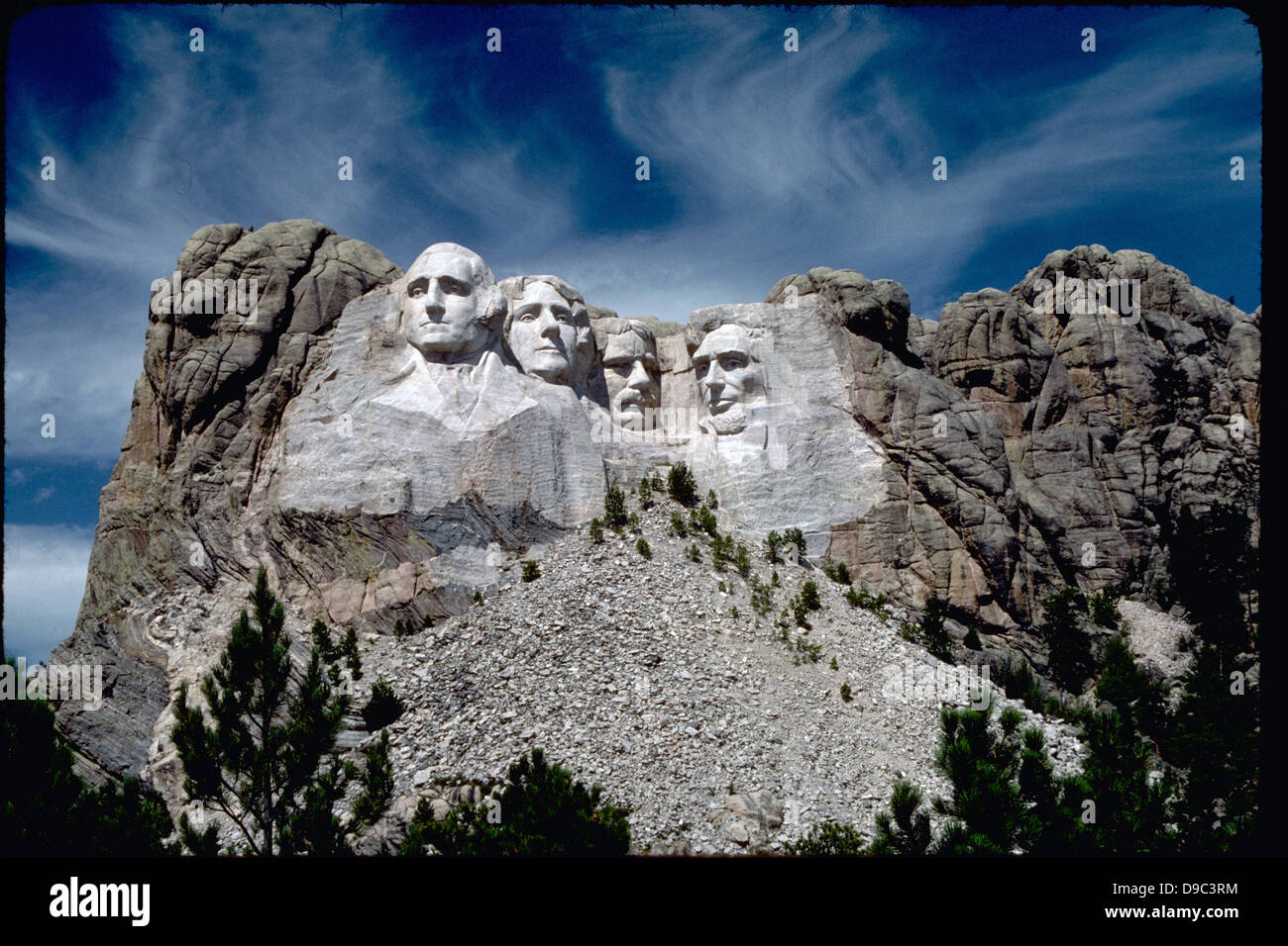 Mount Rushmore National Memorial in South Dakota features the iconic ...