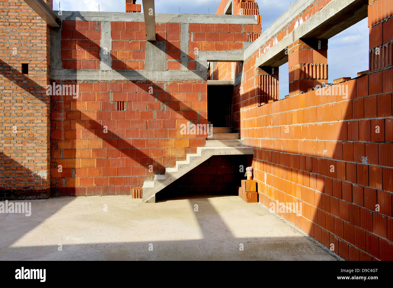 architecture, brick, building, home, new, wall, work,business ...