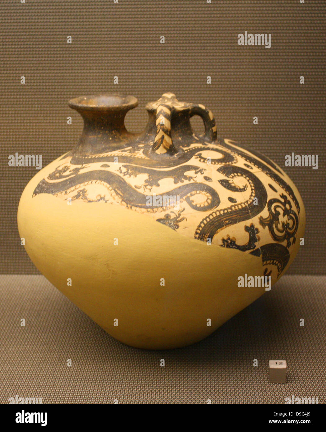 Greek Jug from a cremation grave circa 8th century BC Stock Photo - Alamy