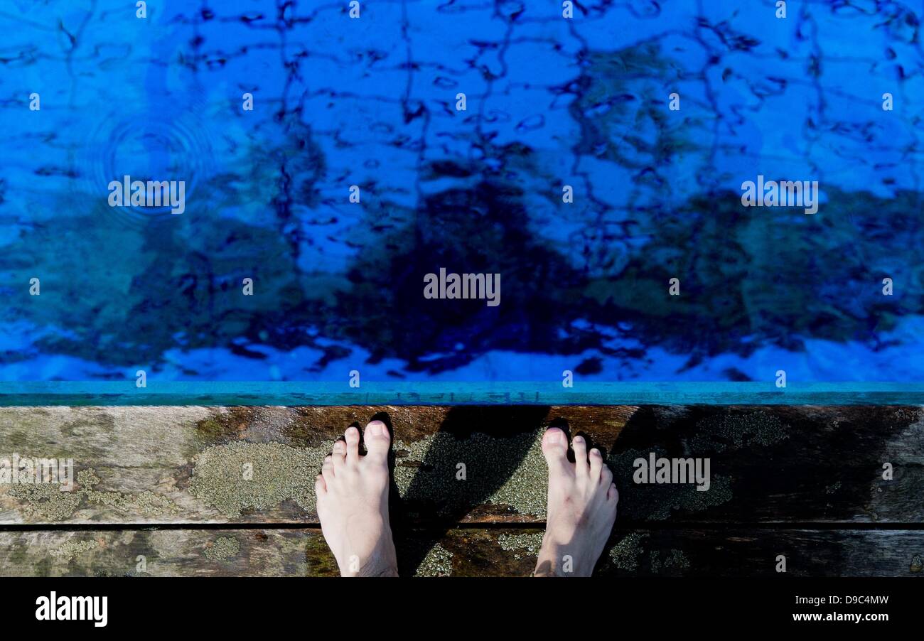 Boy On Diving Platform High Resolution Stock Photography and Images - Alamy