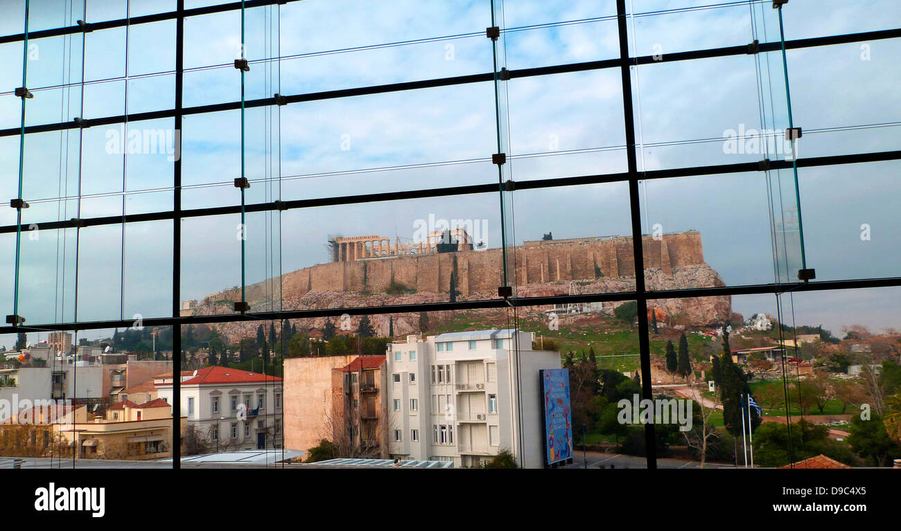 Views of the Acropolis, the ancient citadel located on a high rocky ...