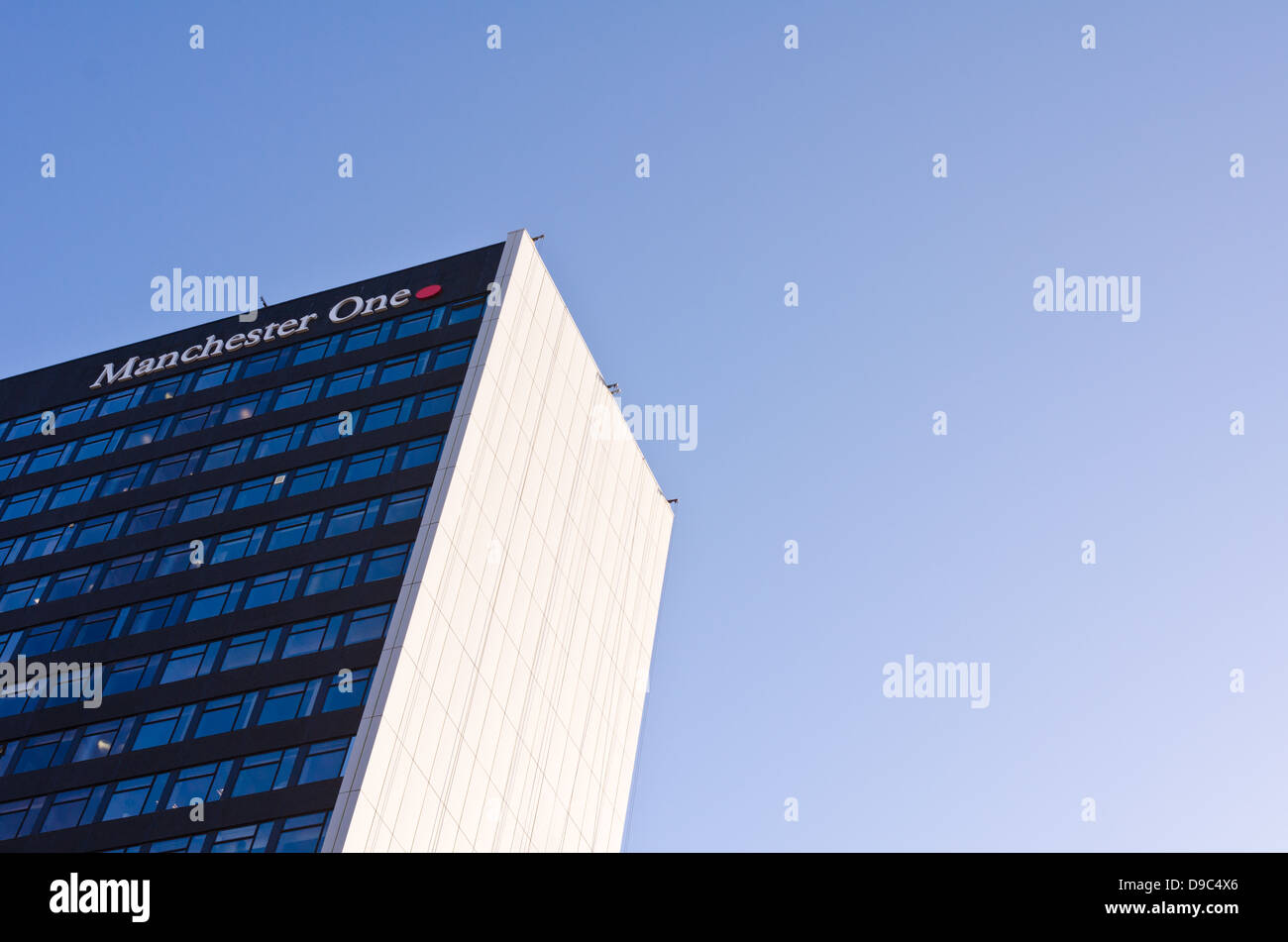 The Manchester One building on Portland Street in Manchester, UK Stock ...